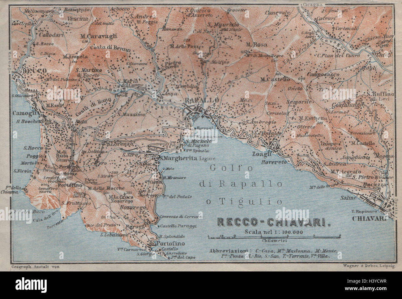 GOLFO DI RAPALLO Portofino Camogli Chiavari S. Margherita Ligure Italy ...