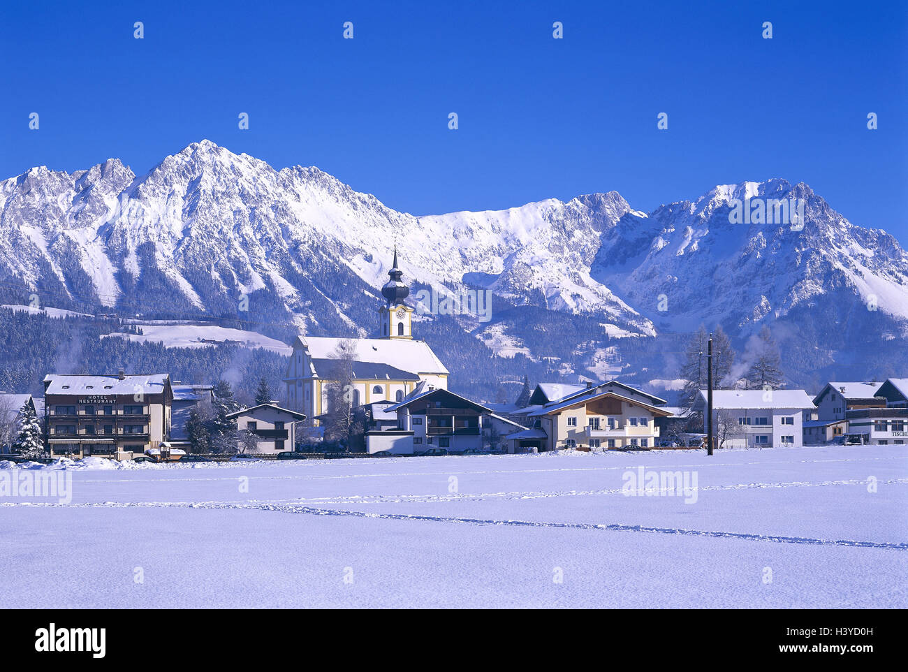 Austria Europe Tyrol Söll Winter High Resolution Stock Photography and ...