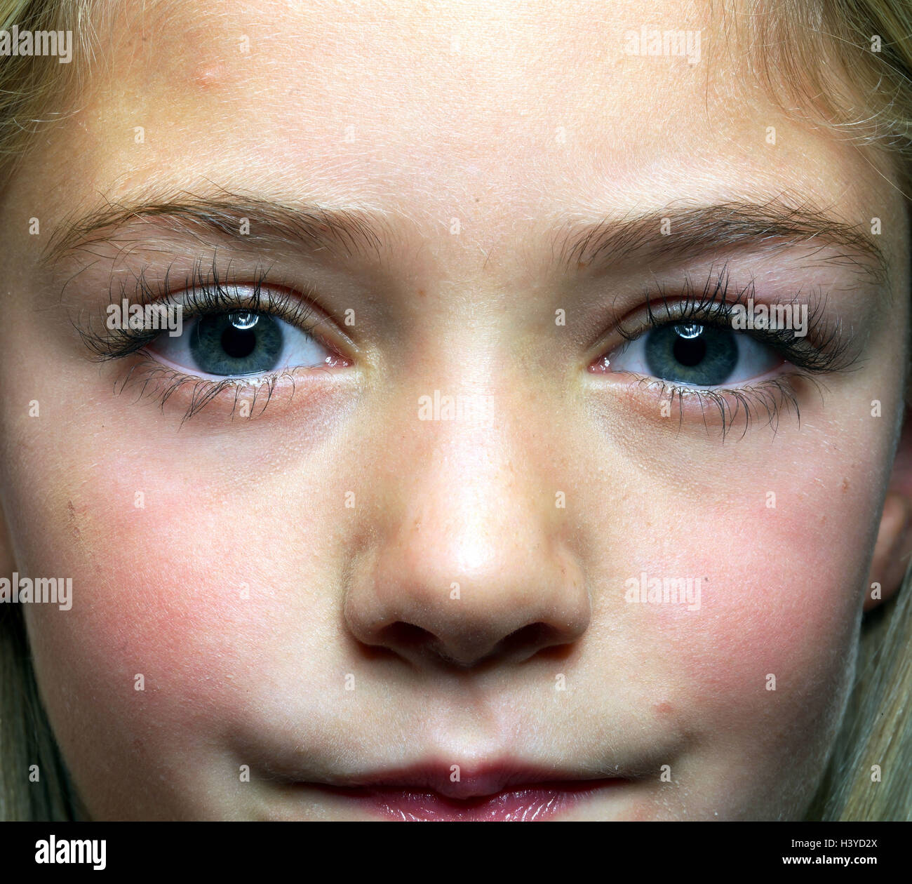Child, face, close-up Stock Photo - Alamy