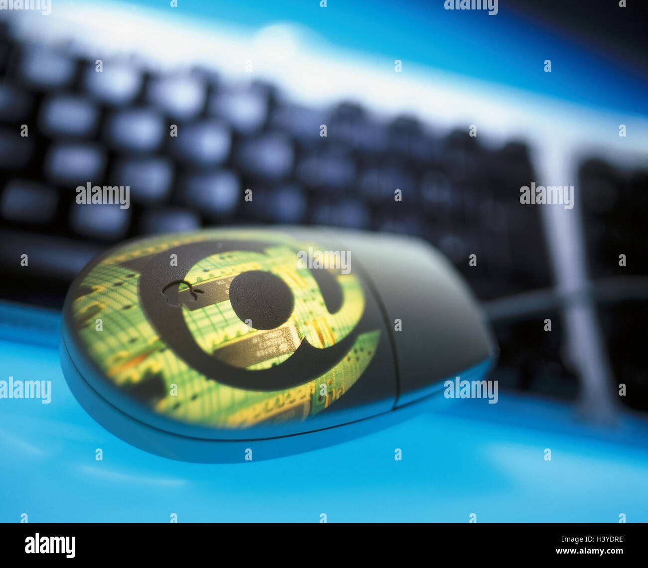 Composing, computer keyboard, Mouse, at-sign, computer, keyboard, e ...