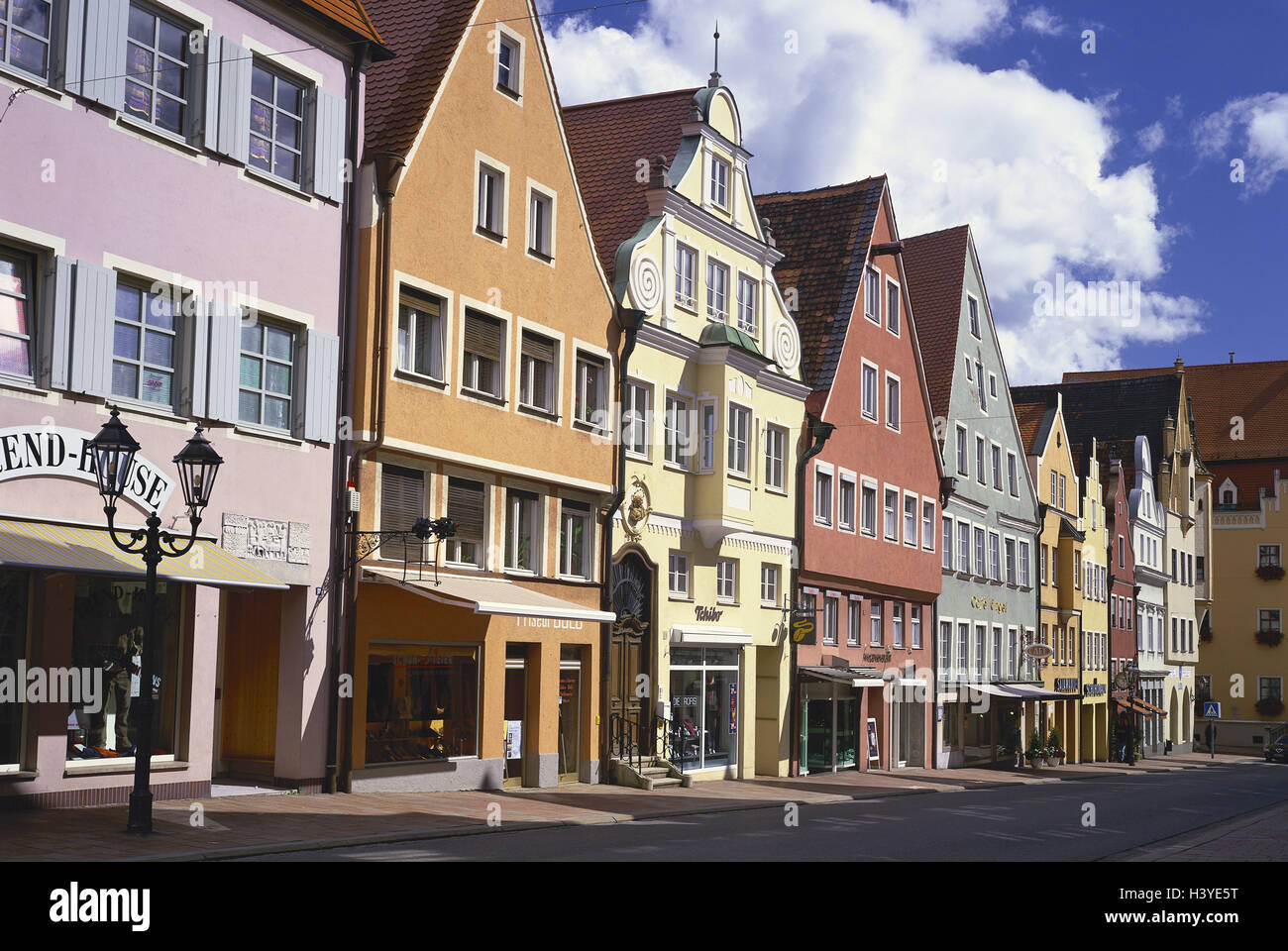 Germany romantic street donauwoerth town hi-res stock photography and ...