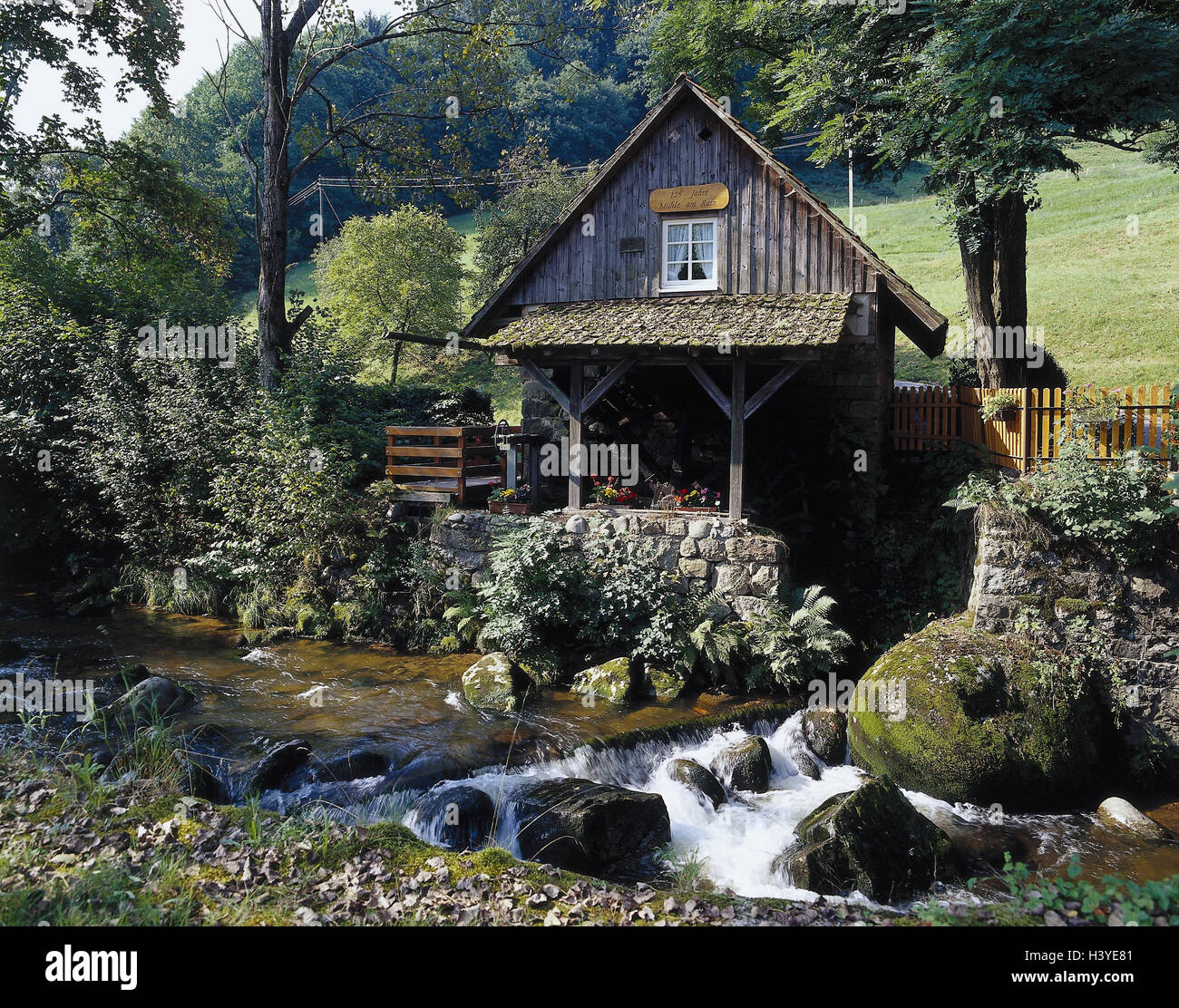 Germany, Baden-Wurttemberg, Black Forest, Ottenhöfen, mill in the ...