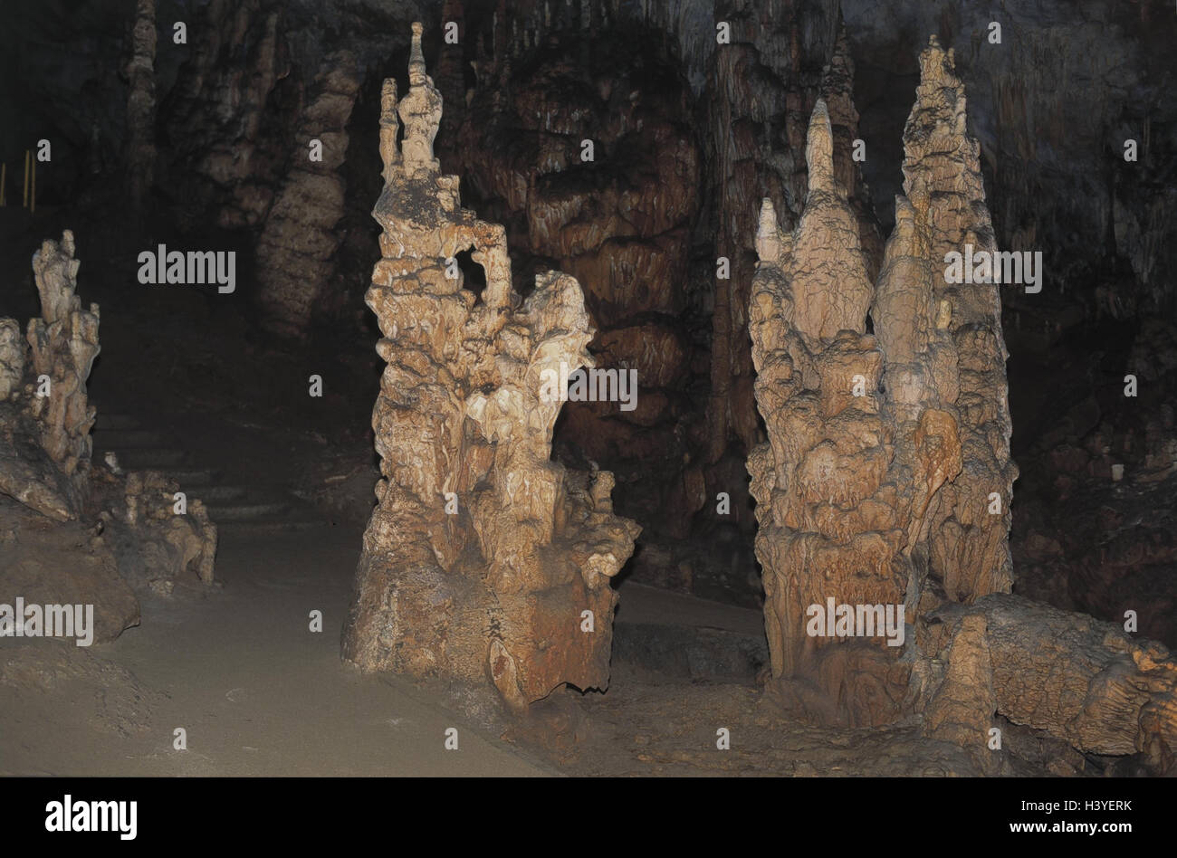 The Slovakian republic, close Kosice, Domica pit "Jaskyna Domica ...