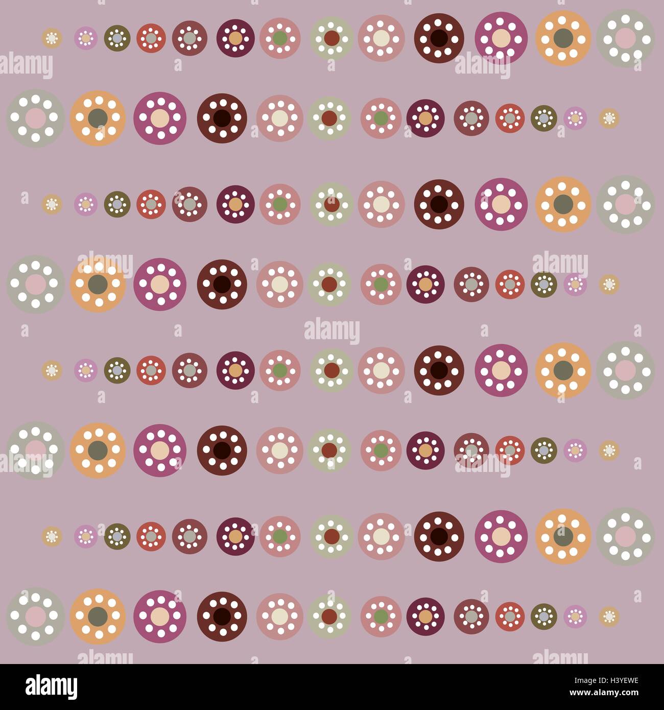 Beautiful pastel circles seamless background Stock Vector Image & Art ...
