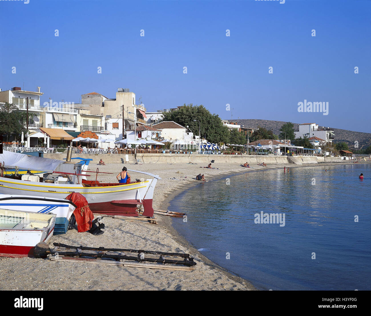 Greece, Thassos, Potos, small Greek islands, Ägäischers sea, island ...