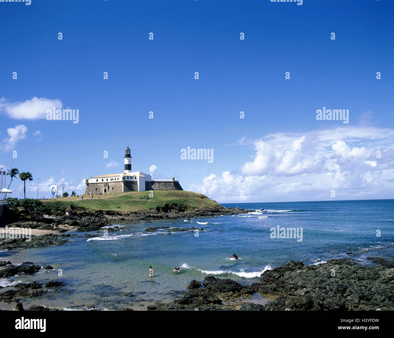 Brazil, Bahia, Salvador, Farol there, Barra, lighthouse, South America ...