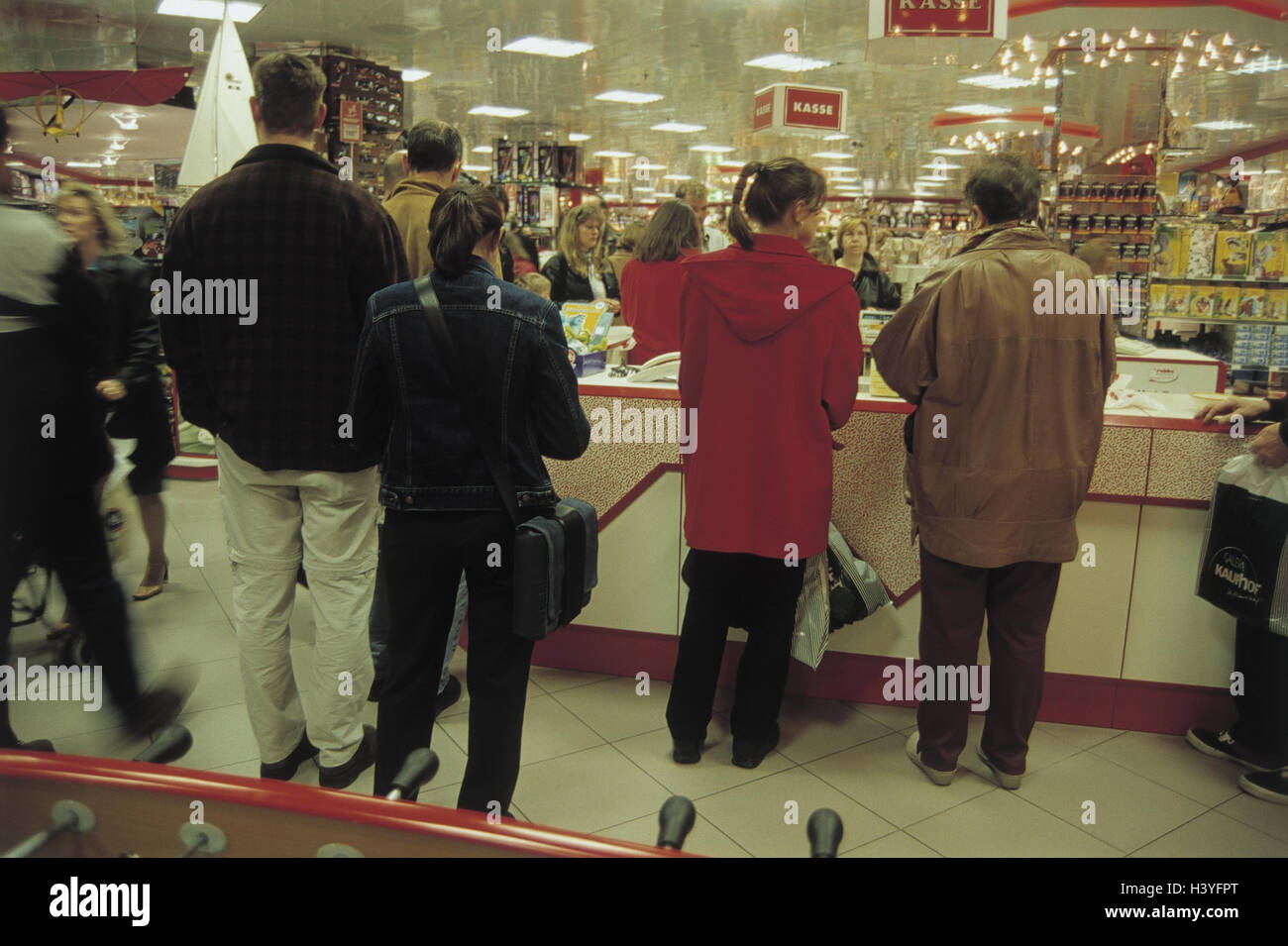 Customers waiting in queue hi-res stock photography and images - Alamy