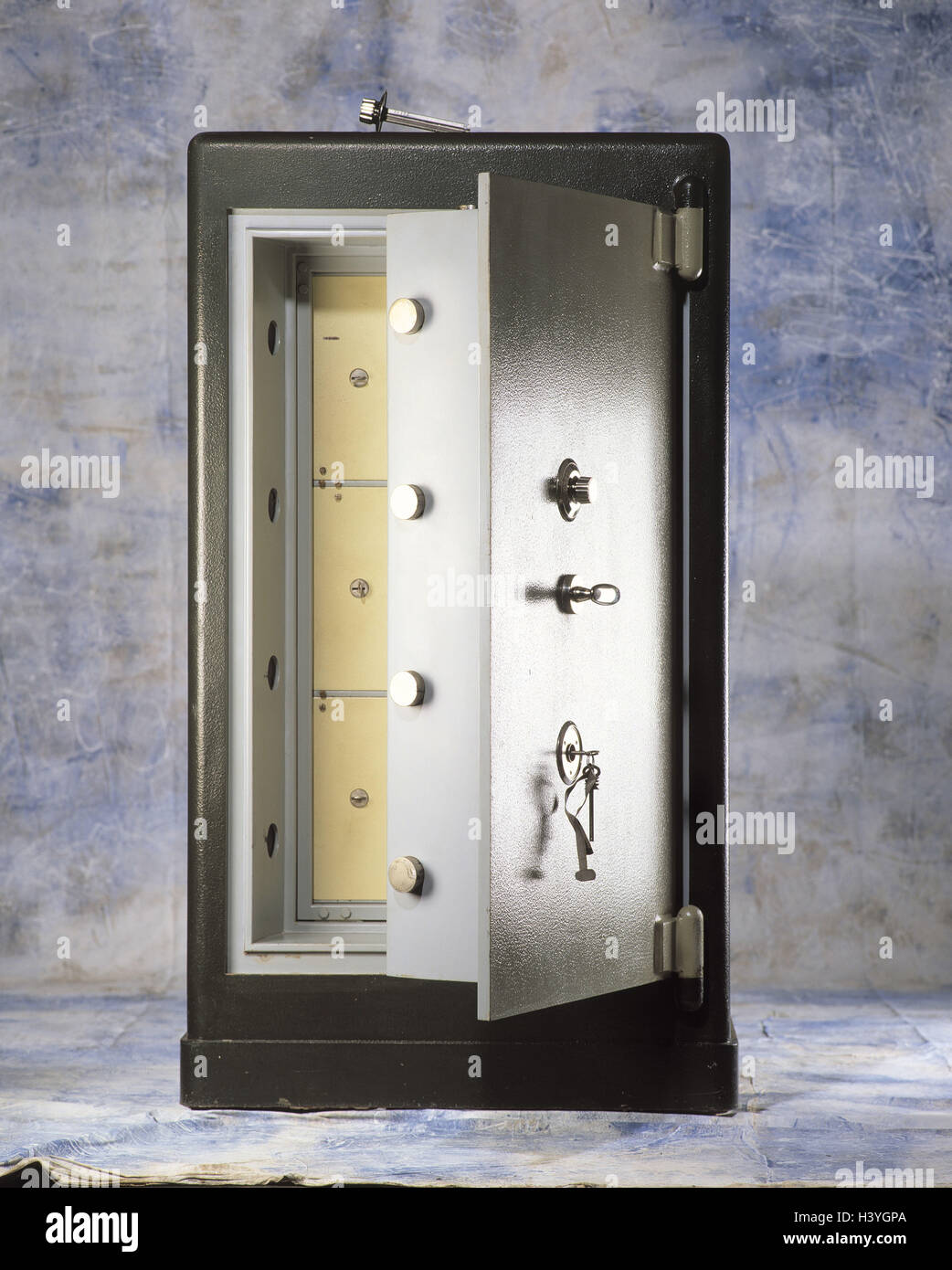 Safe deposit opened safe, safe, retention, security, steel cupboard ...