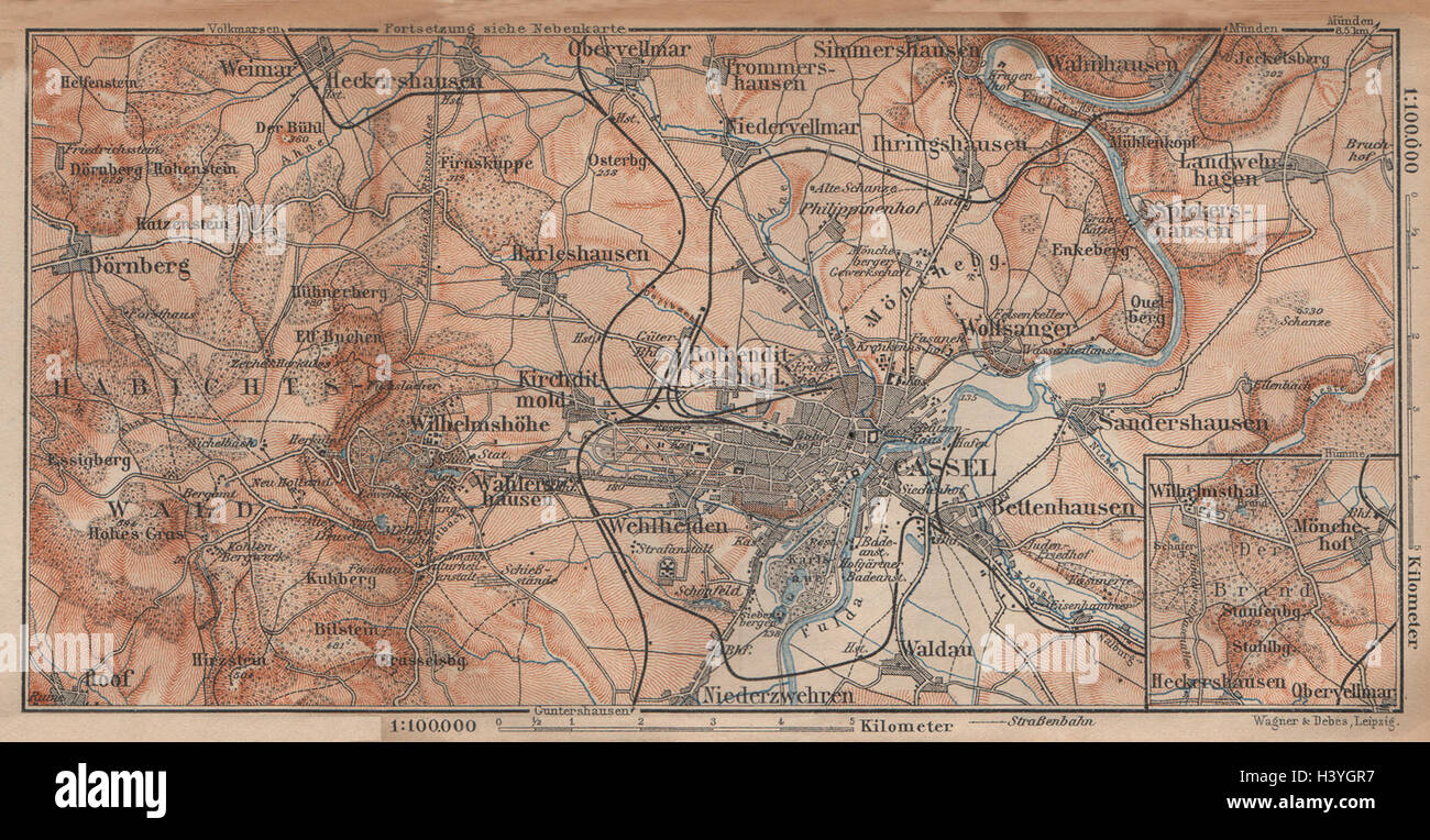 Hesse Cassel Germany Map