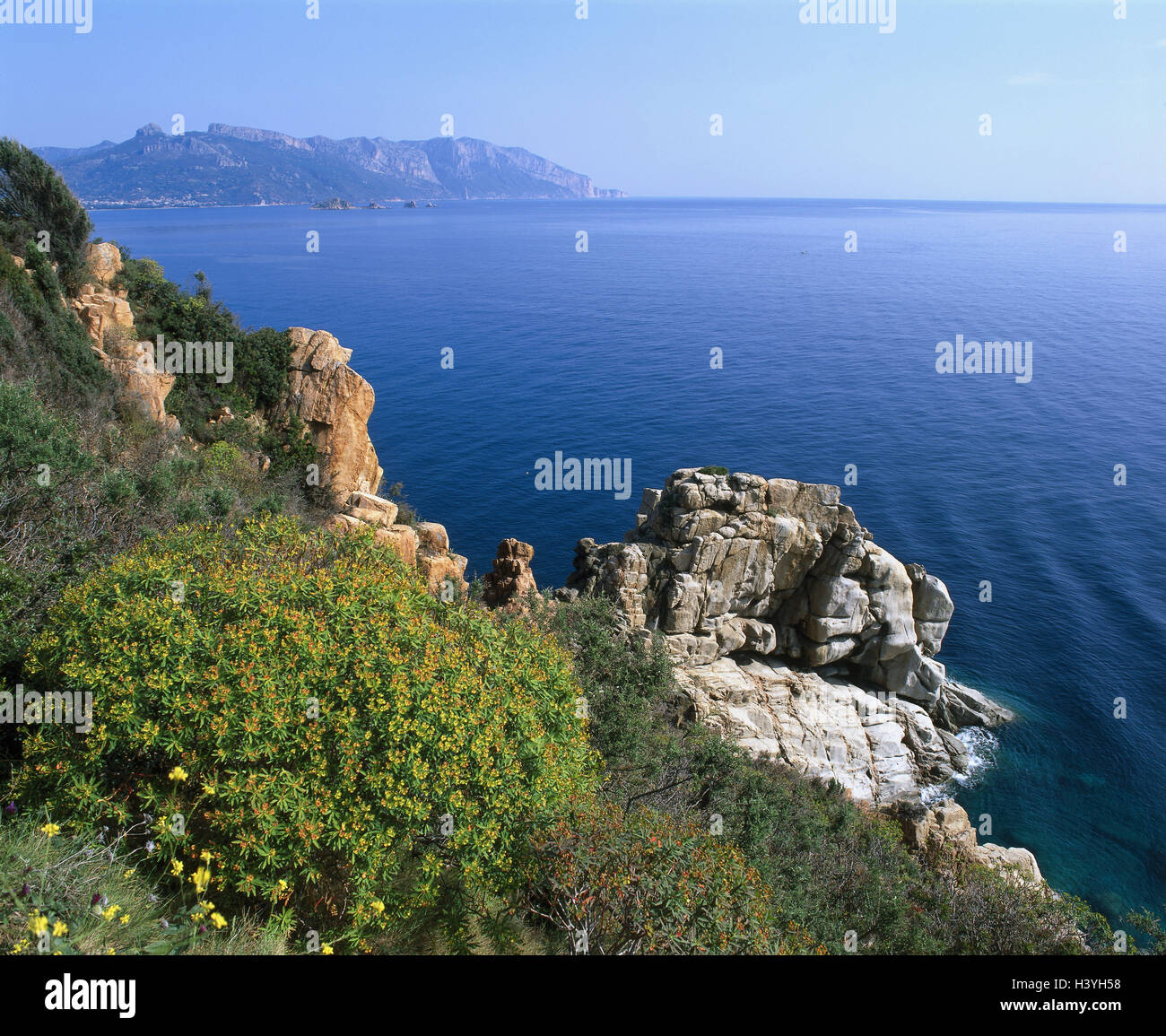 Italy, Sardinia, province Nuoro, Arbatax, coast, Europe, Southern ...