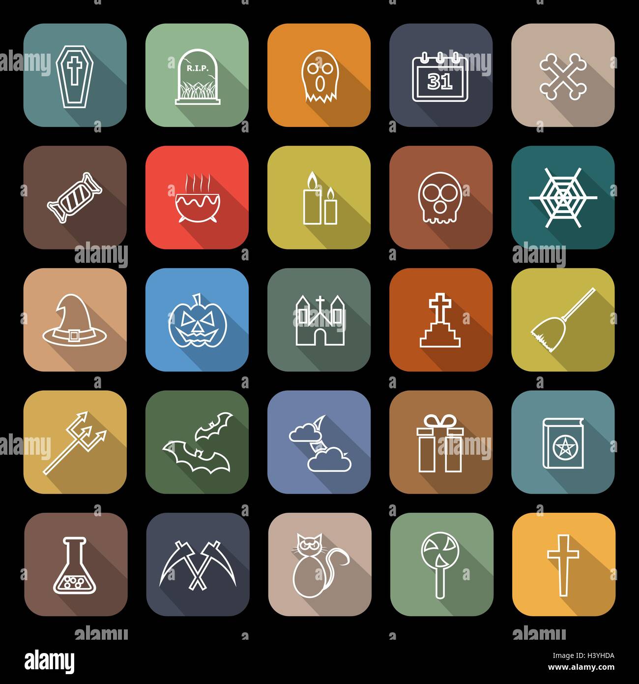 Horror shadow Stock Vector Images - Alamy