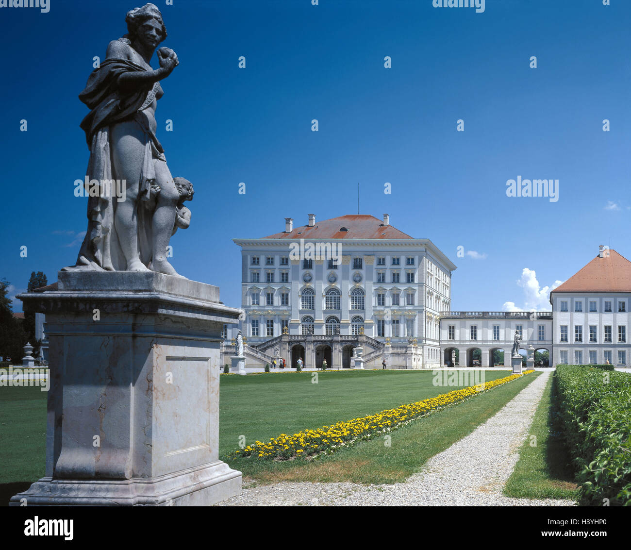 Germany, Upper Bavaria, Munich, castle nymph castle, castle grounds ...