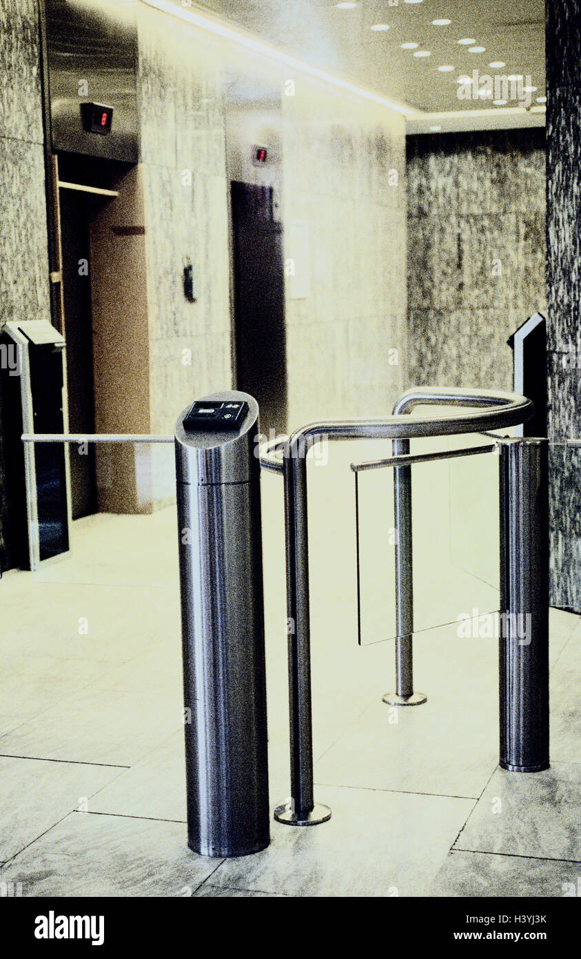 Office building, time registration machine, lifts, buildings, input ...