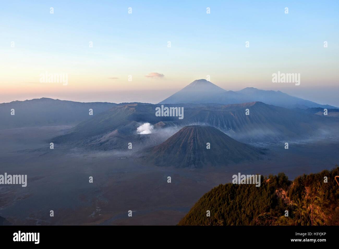 An incredible sunrise at Bromo Volcano, Java, Indonesia Stock Photo - Alamy