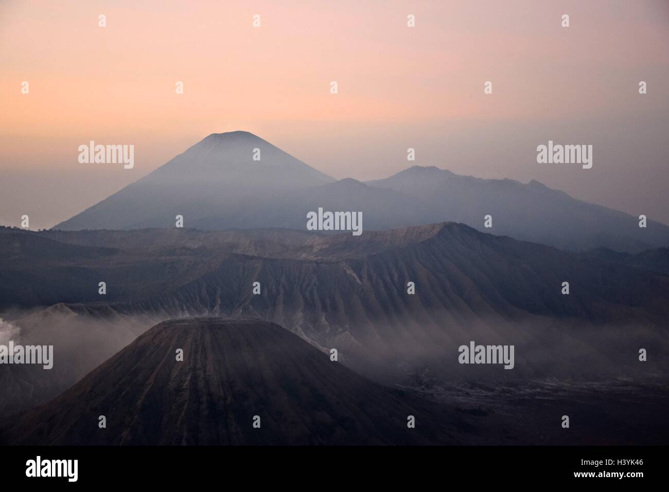 An incredible sunrise at Bromo Volcano, Java, Indonesia Stock Photo - Alamy