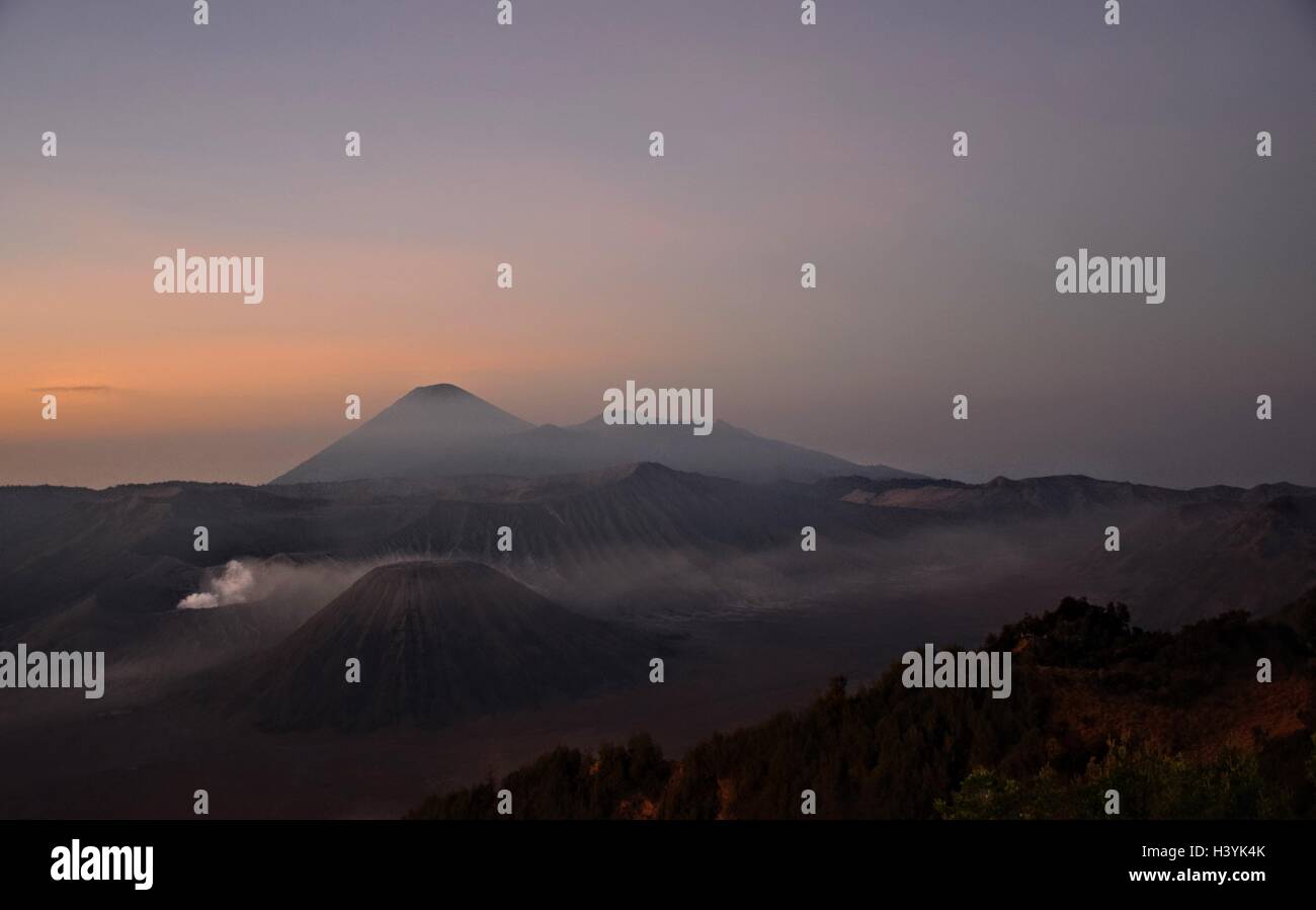 An incredible sunrise at Bromo Volcano, Java, Indonesia Stock Photo - Alamy