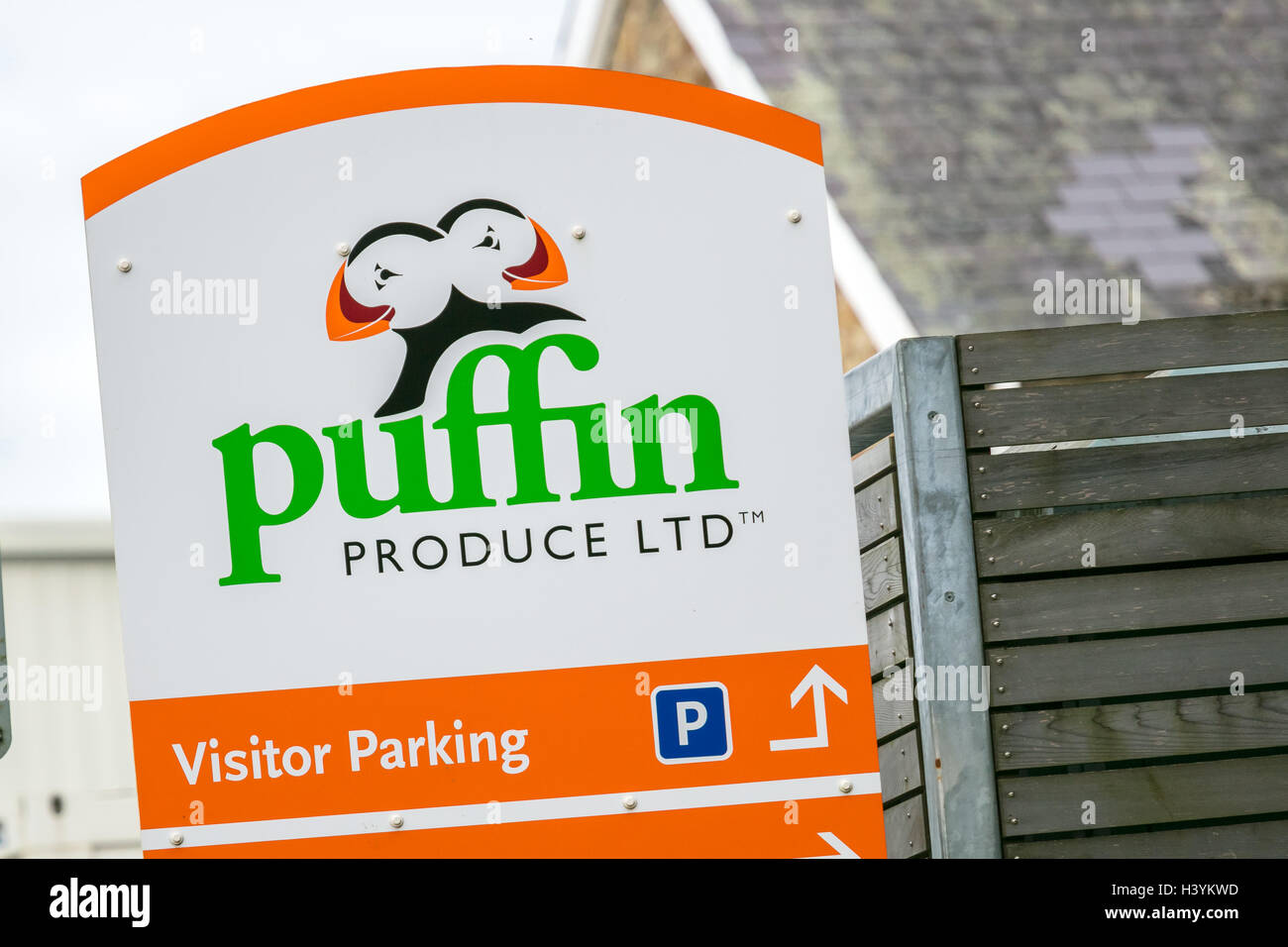 Outside Puffin Produce in Haverfordwest, Wales Stock Photo - Alamy