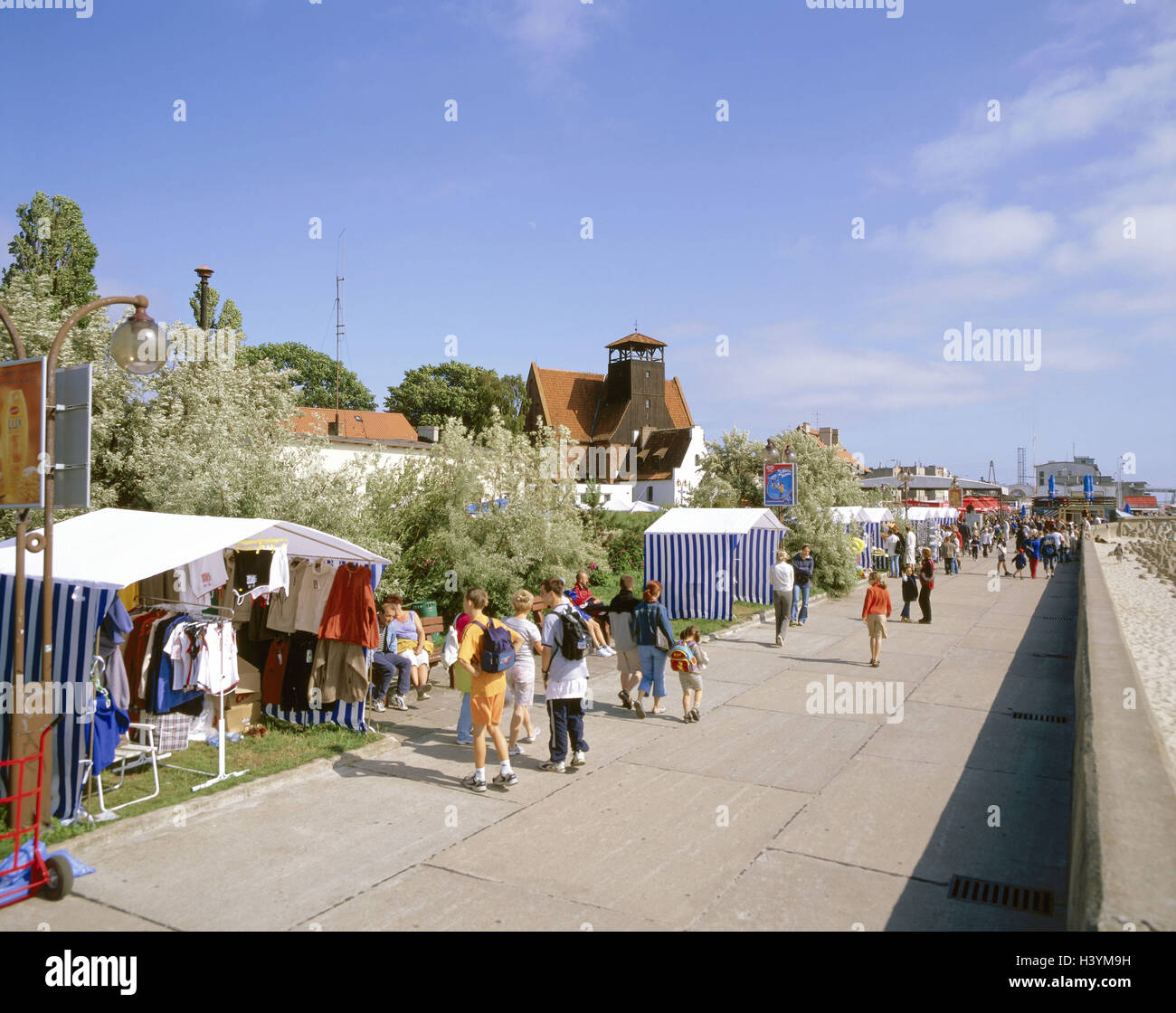 Poland, golf Gdansk, peninsula Hel, Nadmorski nature reserve, resort ...