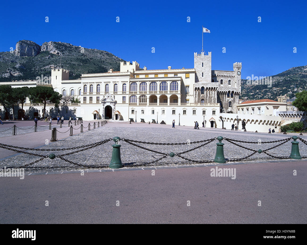Monaco, palace you Prince, prince's palace, Europe, Cote d'Azur ...