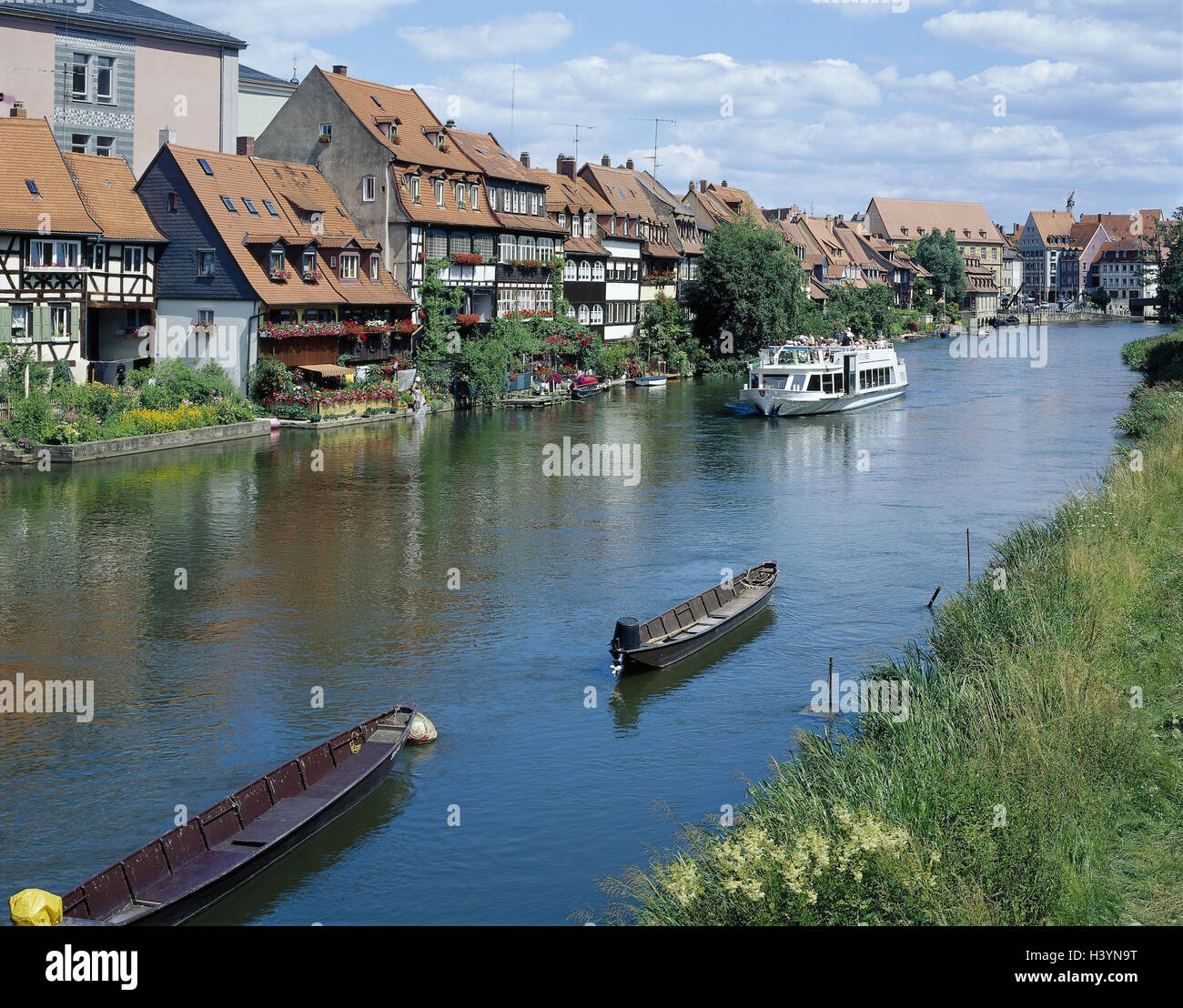 Germany, Upper Franconia, Bamberg, town view, fishing houses, "Small ...