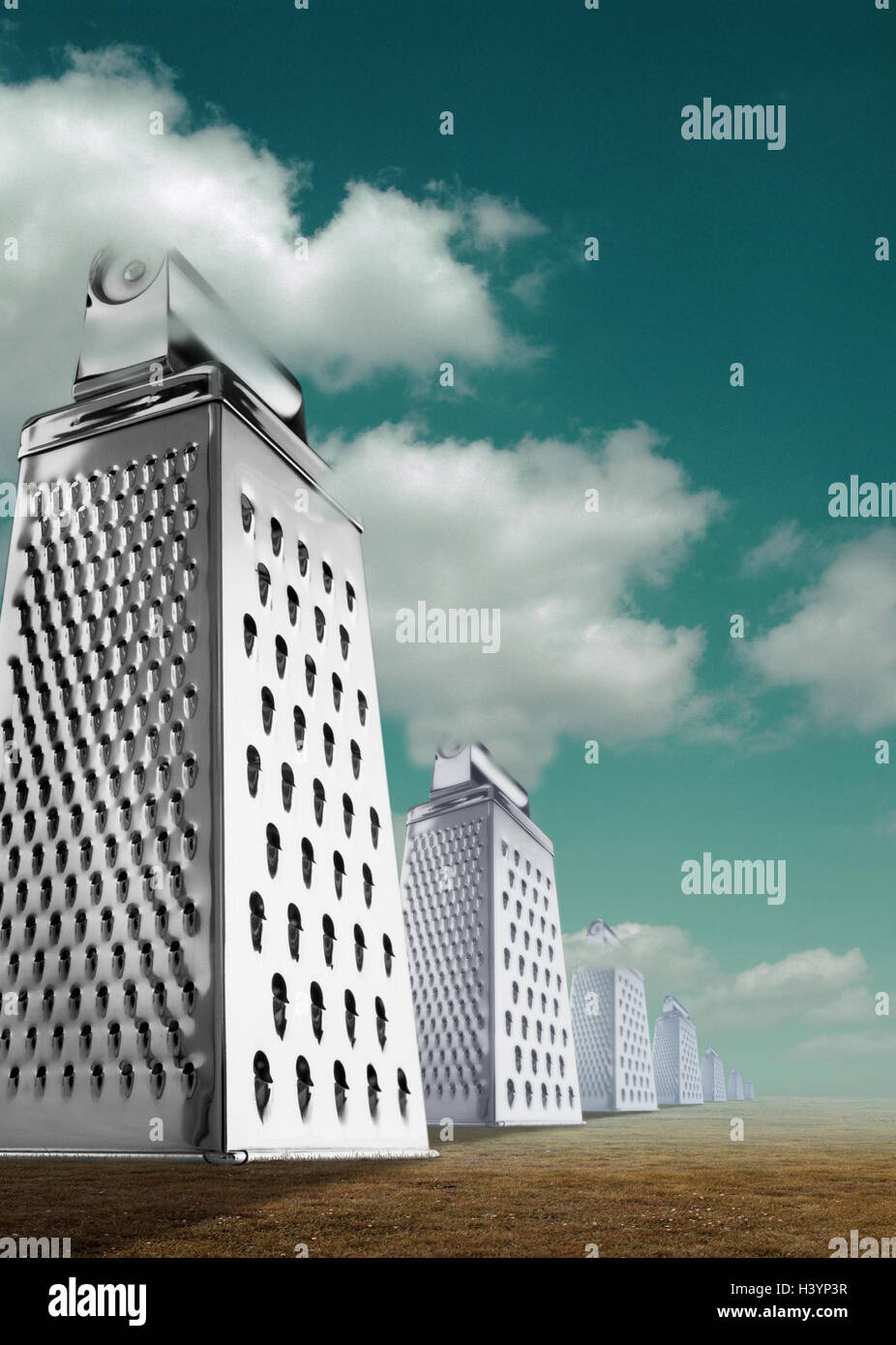 Composing, landscape, graters, cloudy sky Stock Photo - Alamy