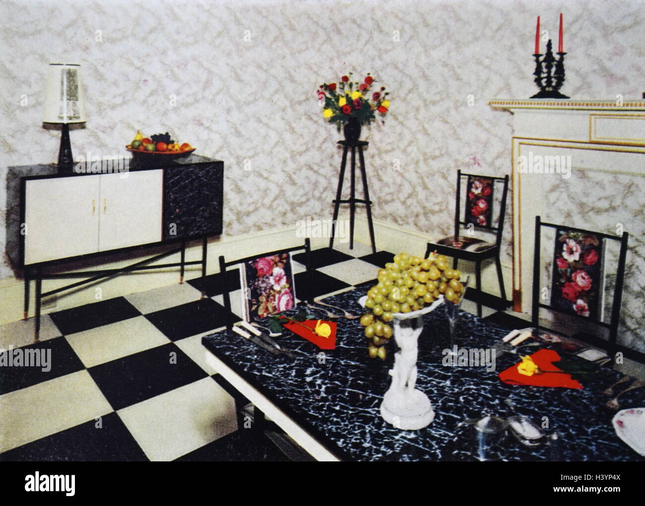 1960s interior home hi-res stock photography and images - Alamy