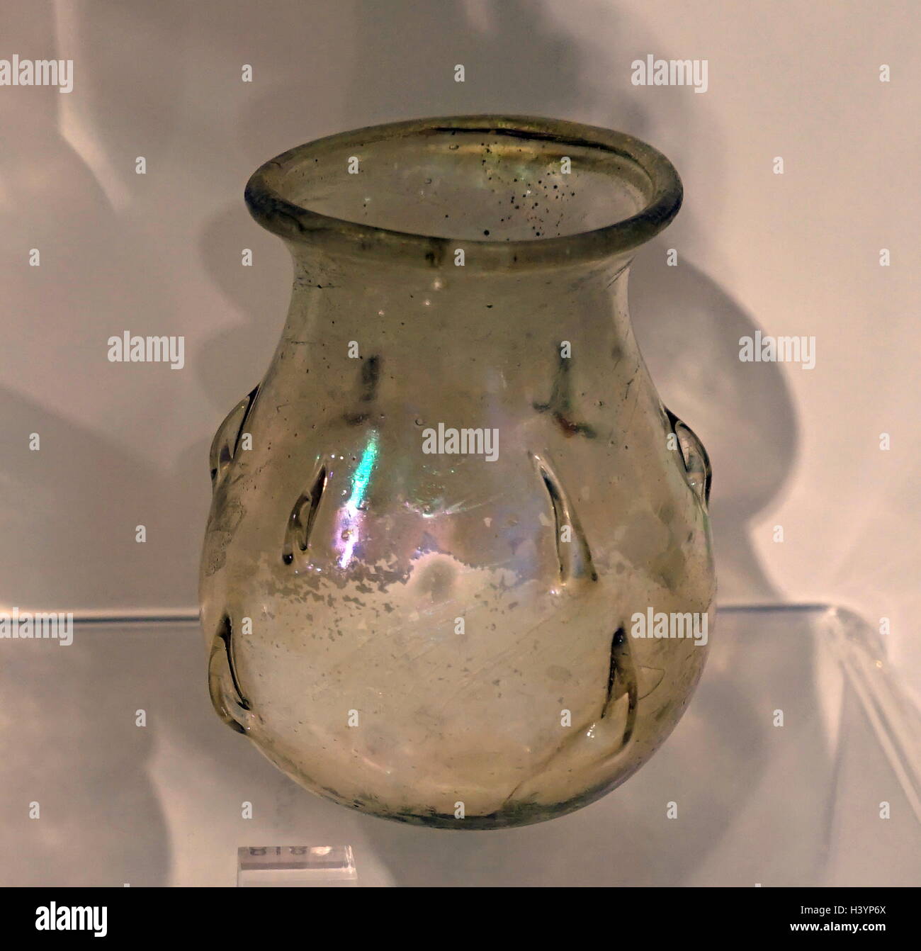 Ancient Roman glass work. Dated 1st Century Stock Photo - Alamy