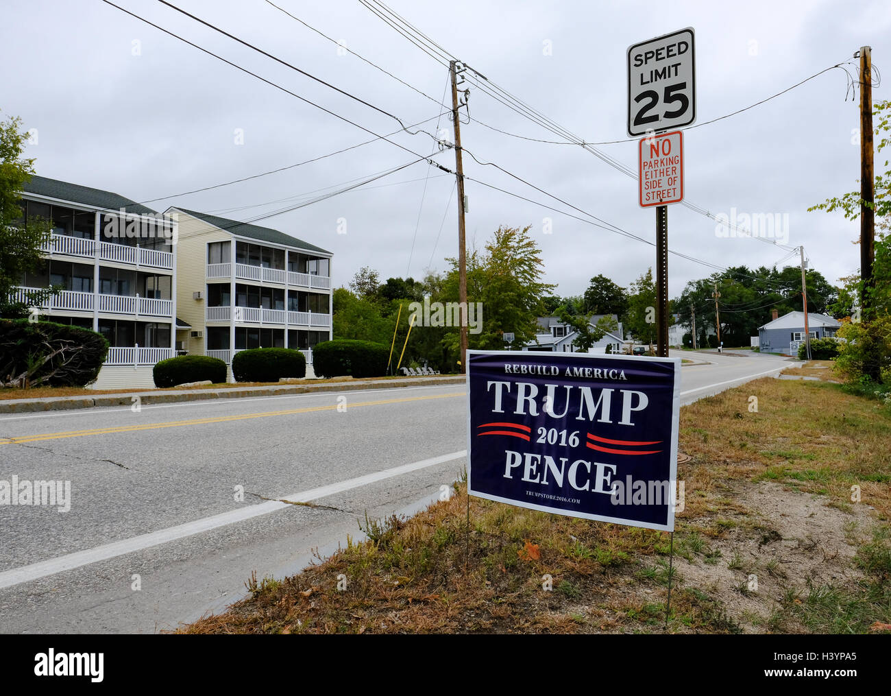 Donald Trump US 2016 Presidential Election poster as seen in New ...