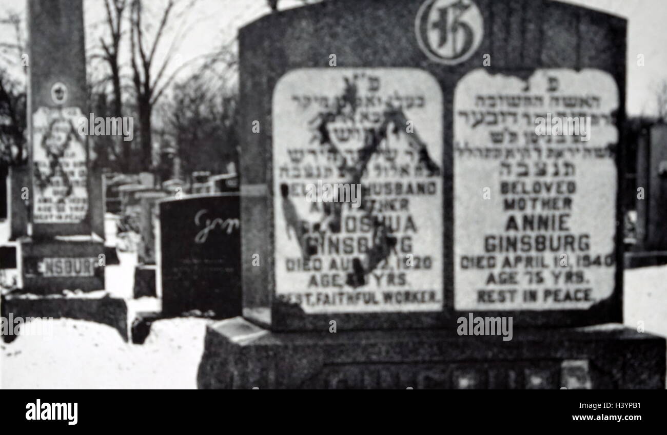 Jewish gravestones and swastikas hi-res stock photography and images ...