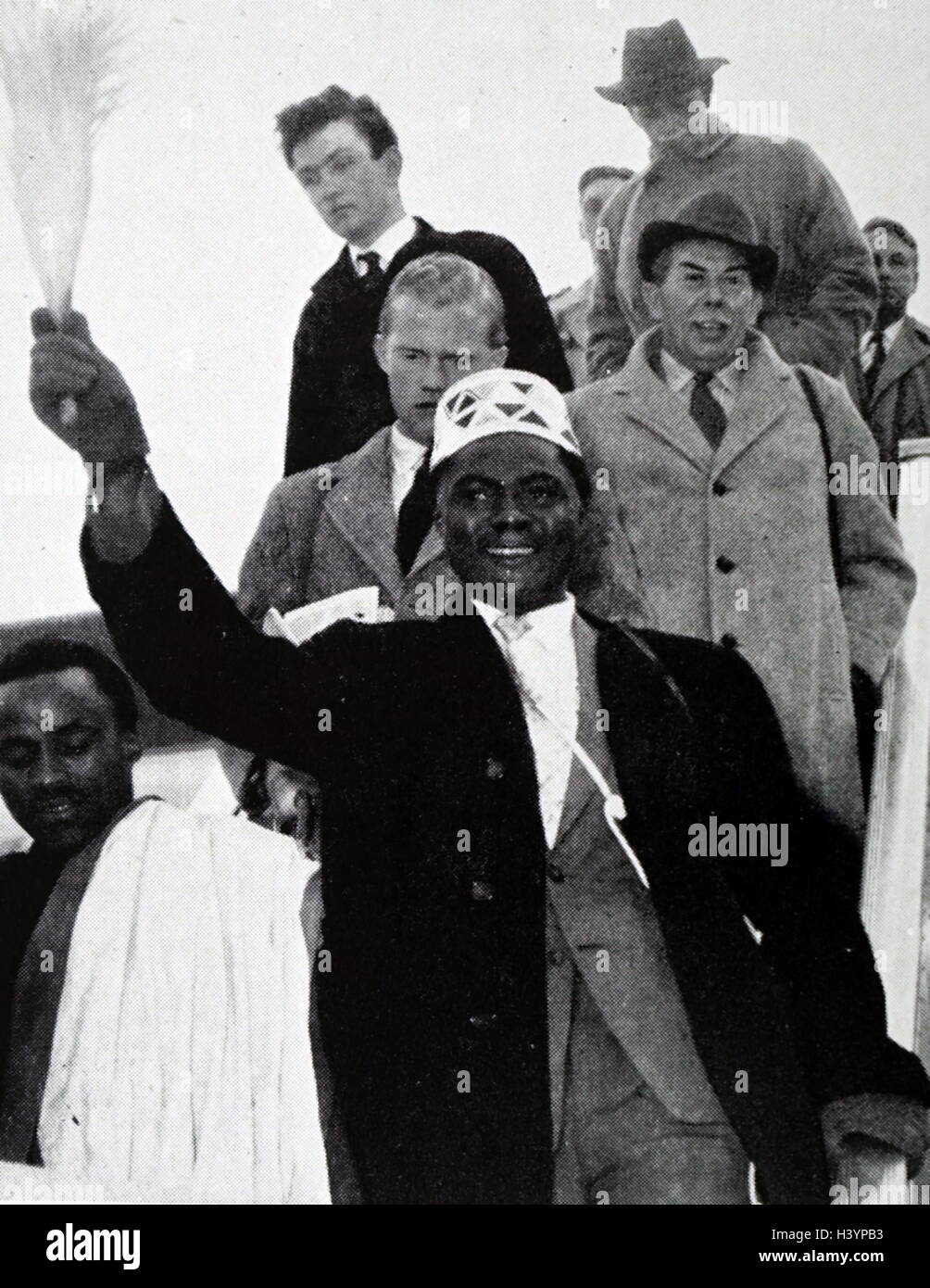 Photograph of Tom Mboya (1930-1969) a Kenyan trade unionist ...