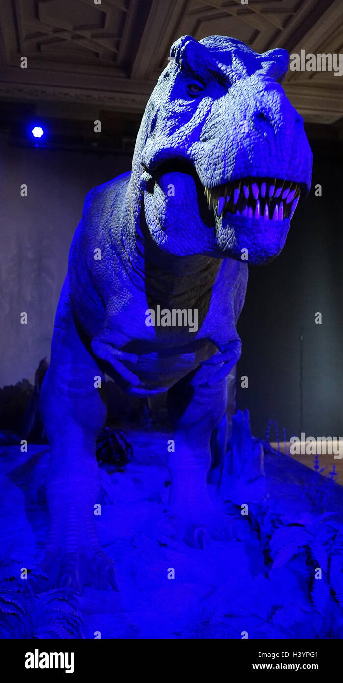 Animatronic Dinosaur (T-Rex). Animatronics refers to the use on robotic ...