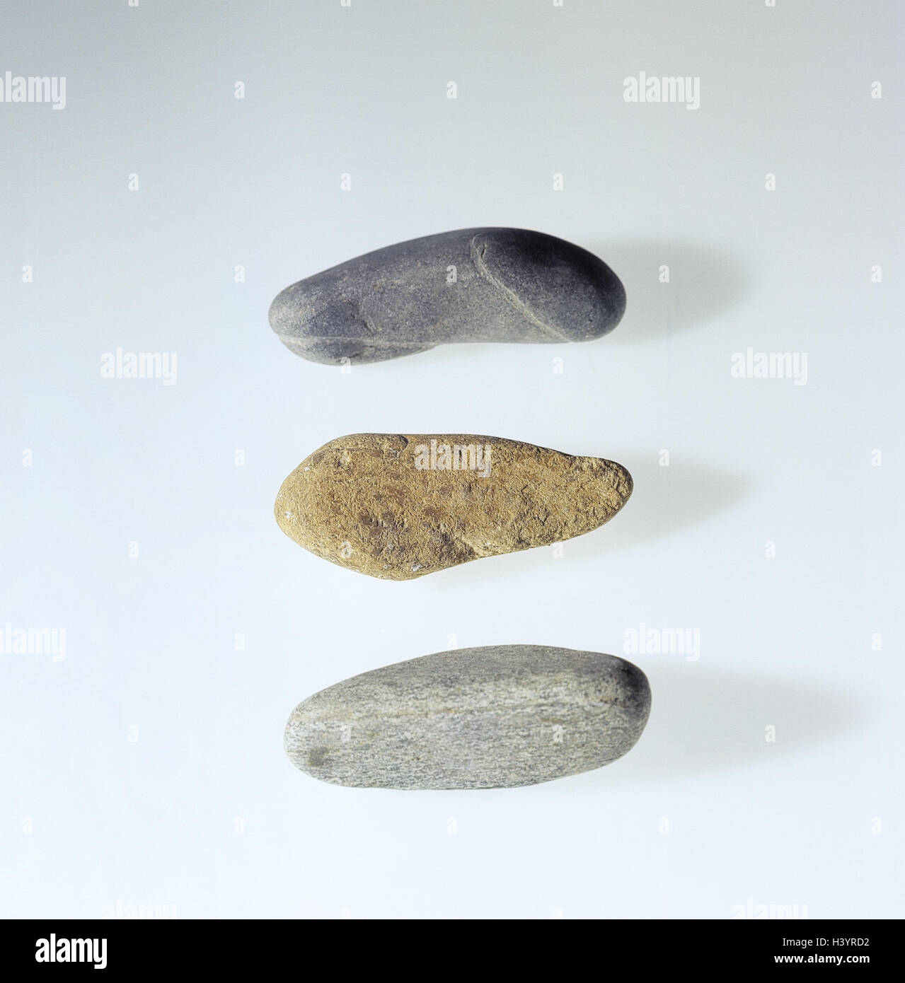 Stones, forms, colours, differently pebbles, hardness, structure, river ...