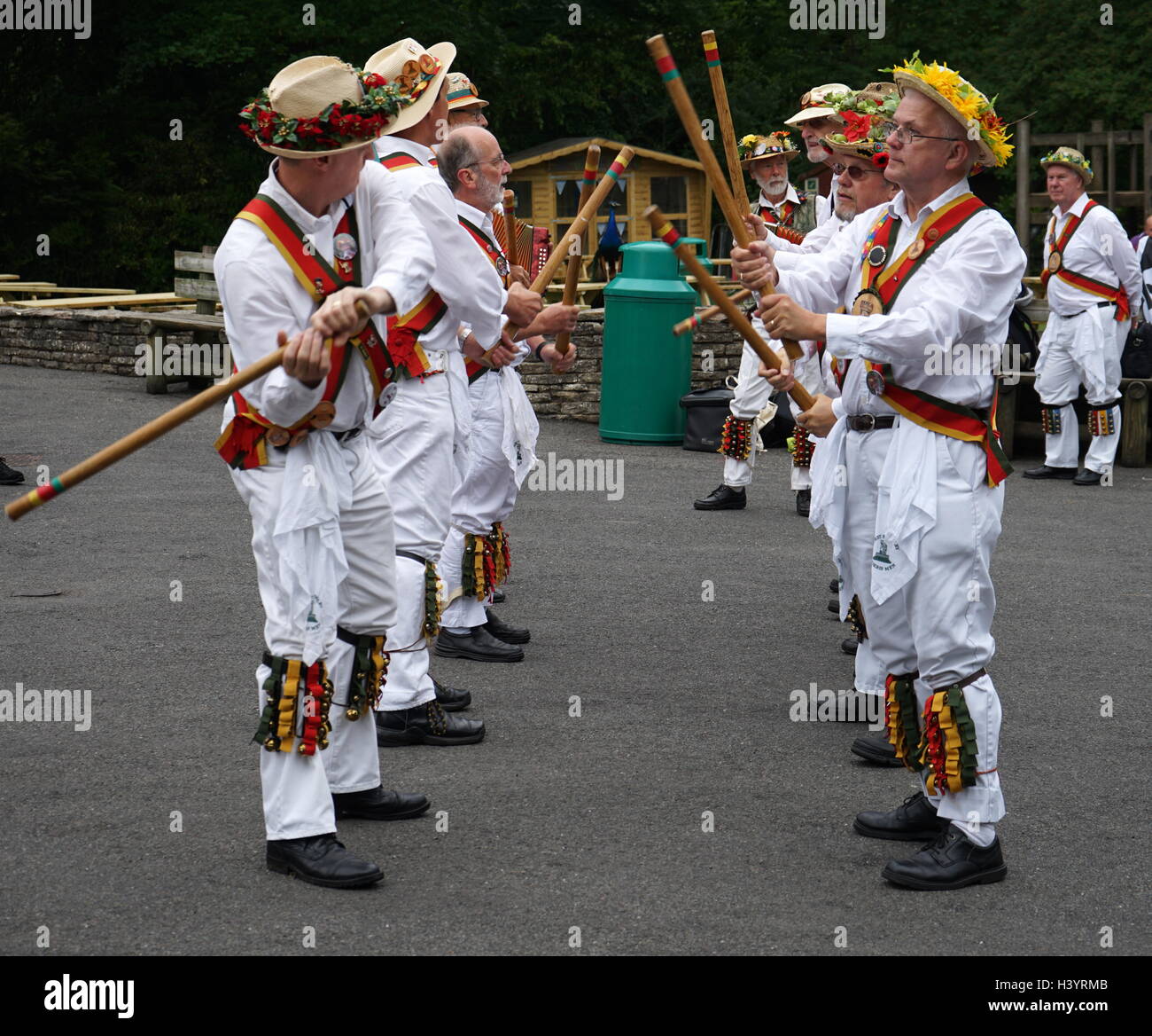 Morris dancing in Dudley, West Midlands, England. Dating to 15th ...