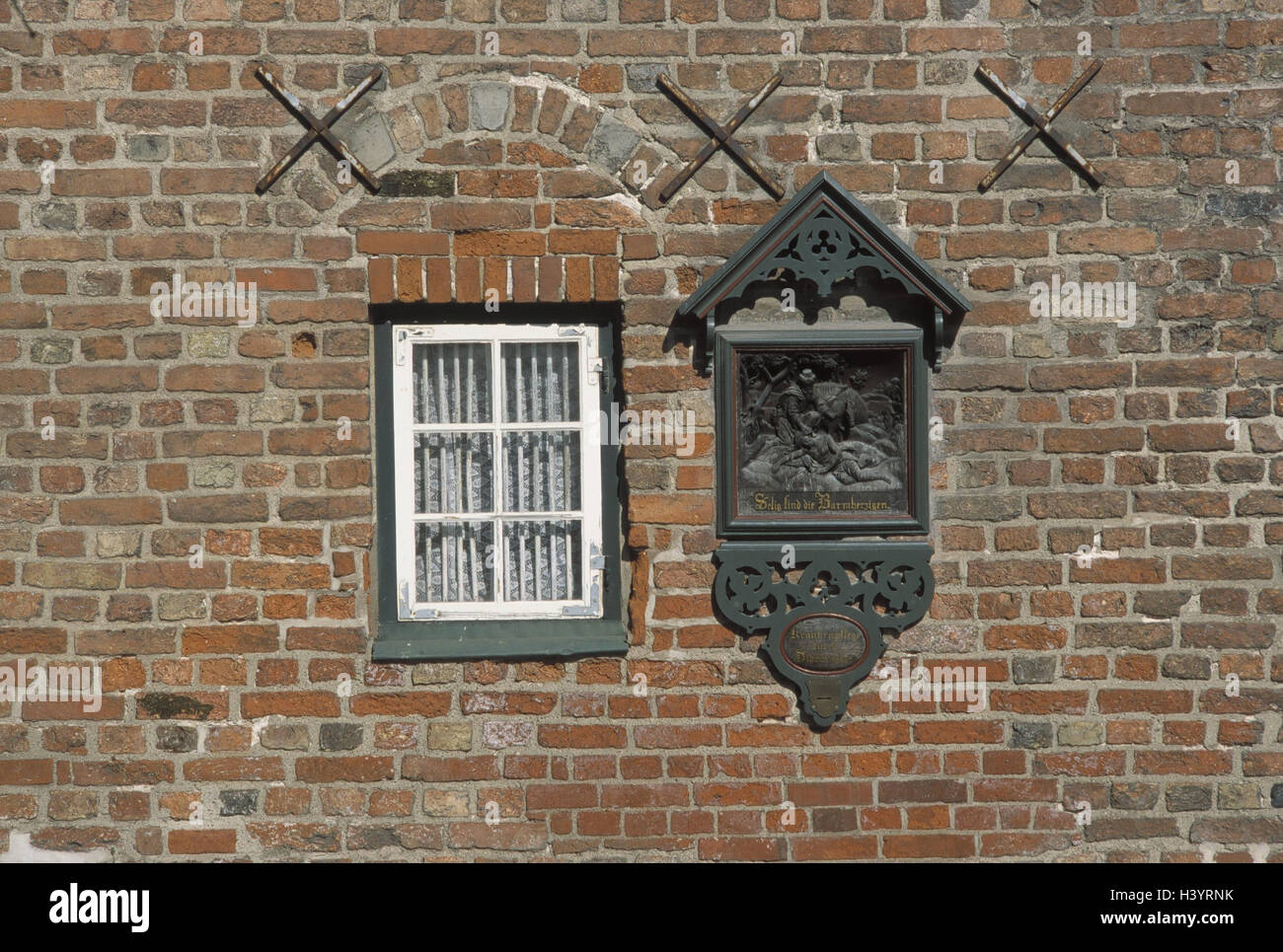 Germany, Schleswig - Holstein, Lübeck, Old Town, brick building, facade ...