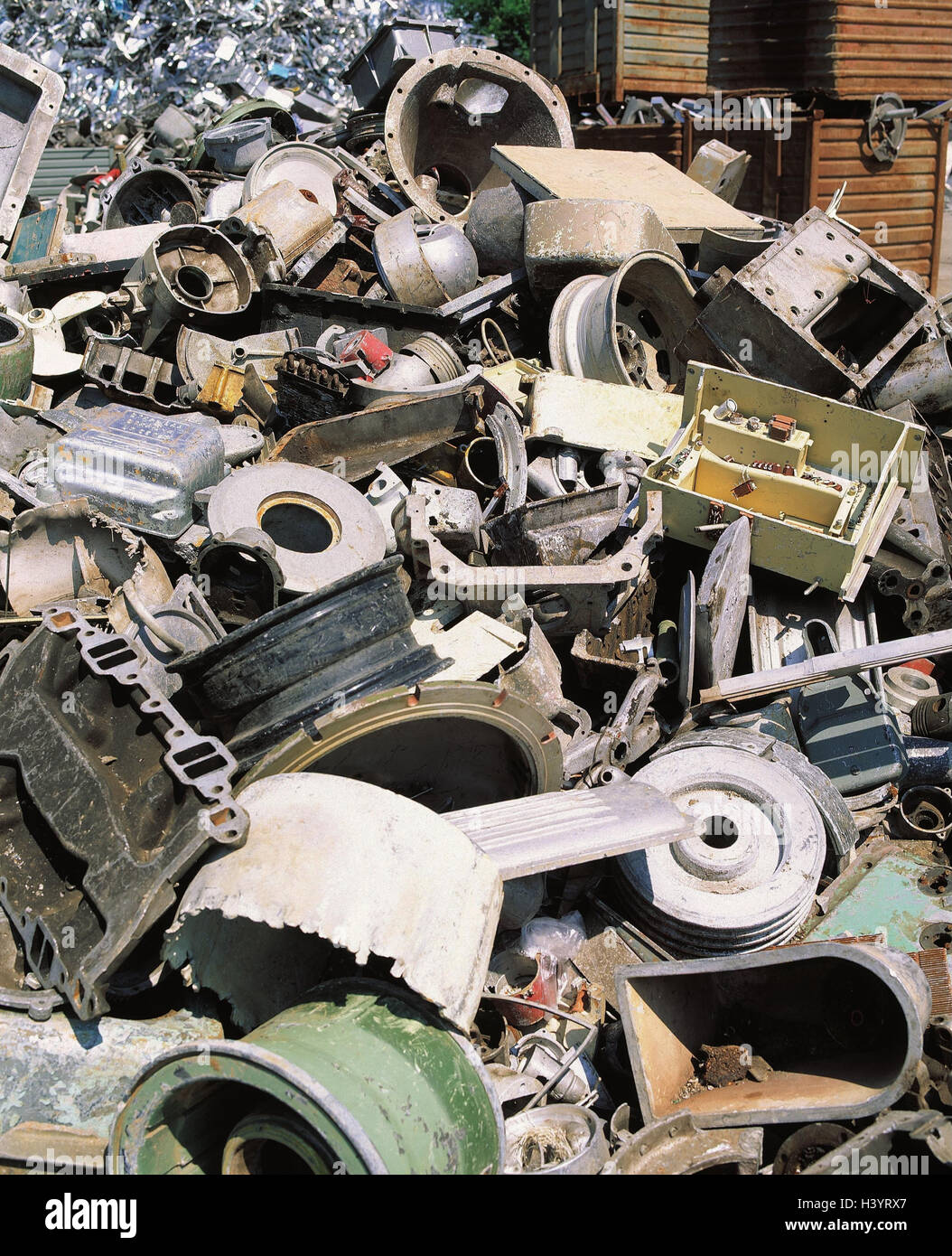Recycling, aluminium, waste industry, garbage, waste disposal ...