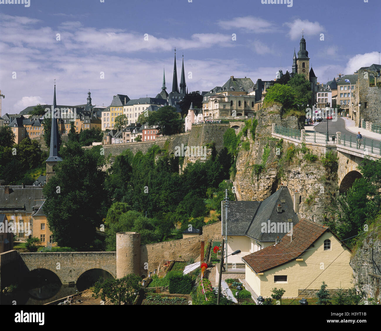 Old town of luxembourg hi-res stock photography and images - Alamy