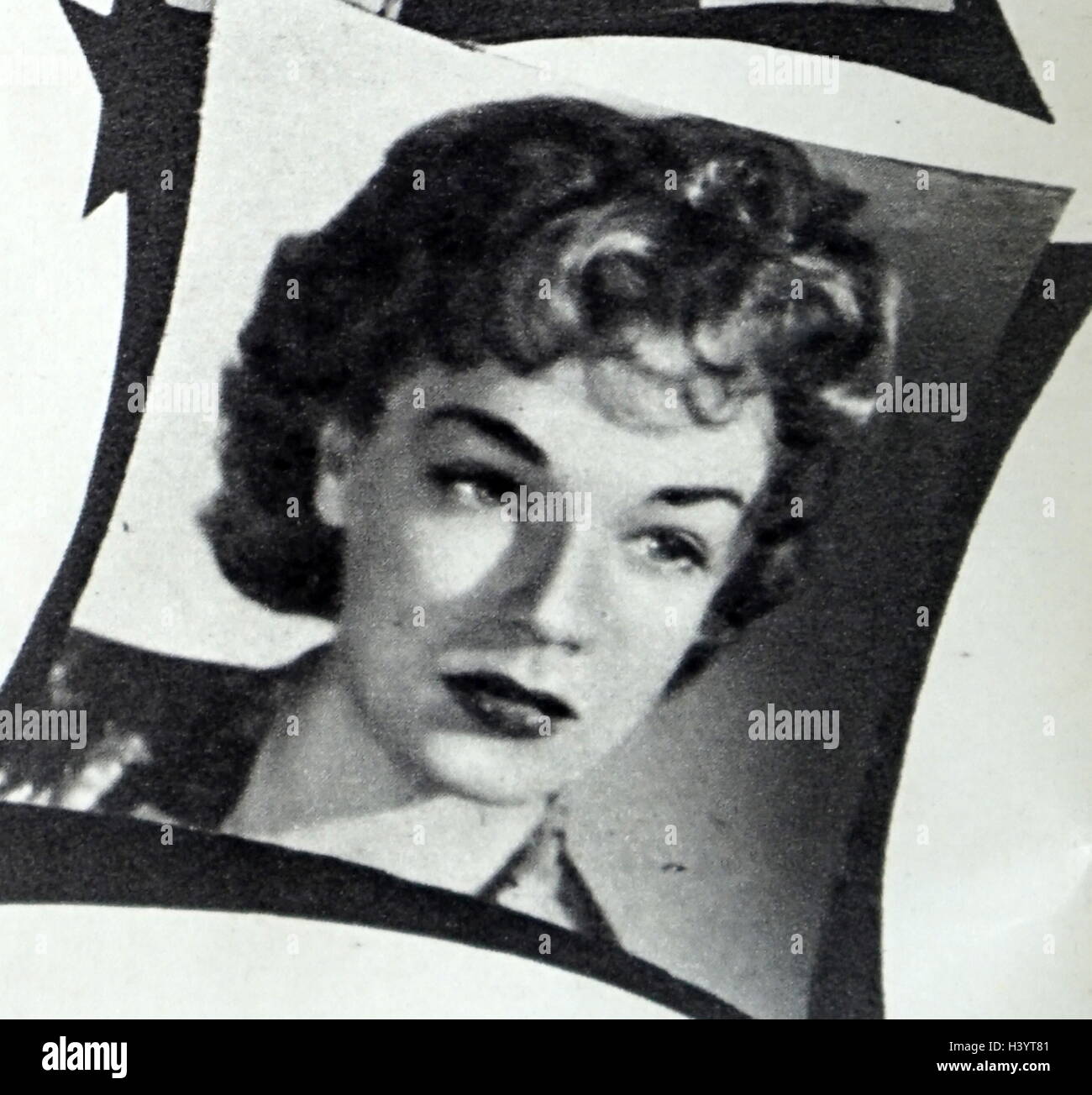 Photograph of Simone Signoret (1921-1985) a French cinema actress ...
