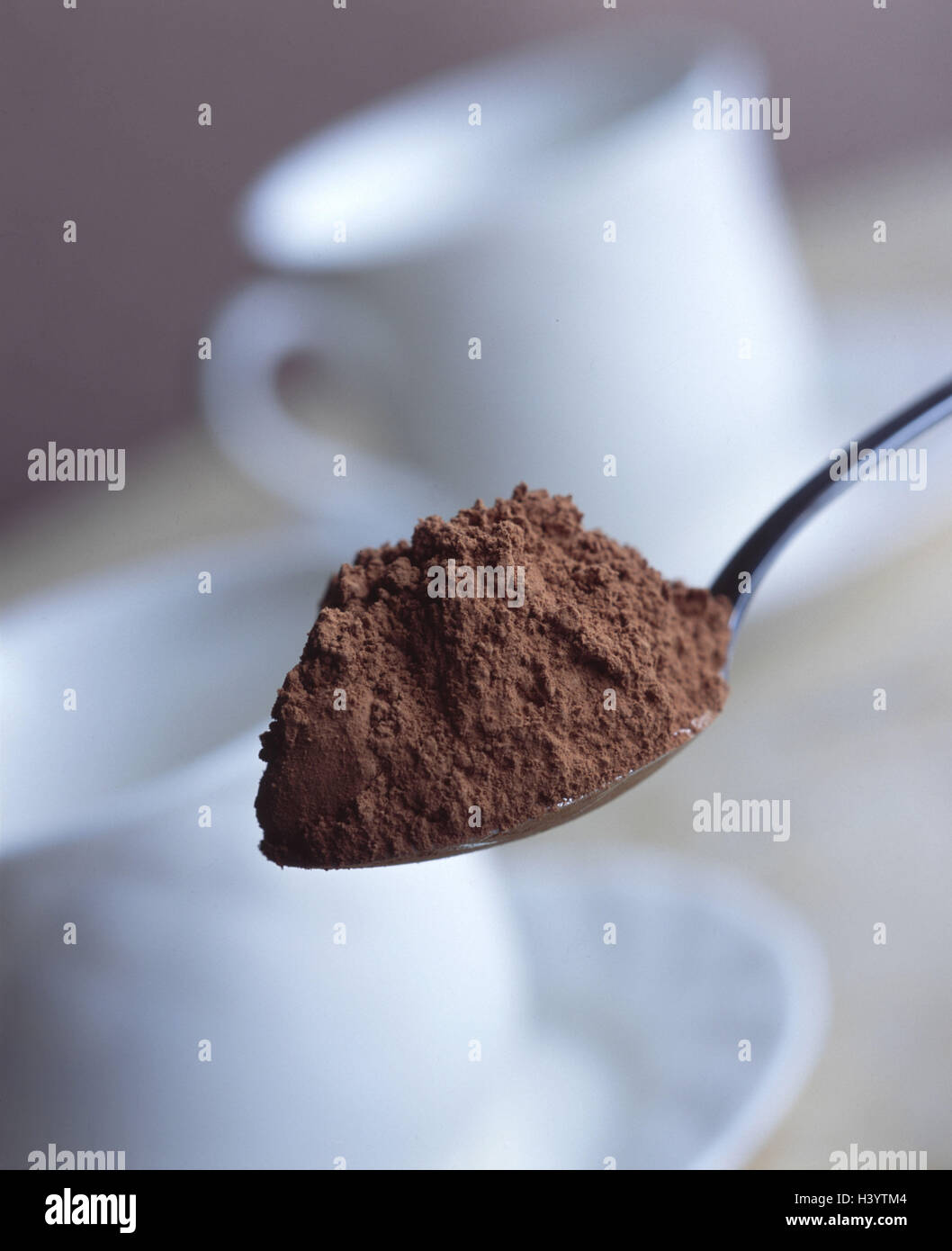 Teaspoon with cocoa powder hi-res stock photography and images - Alamy