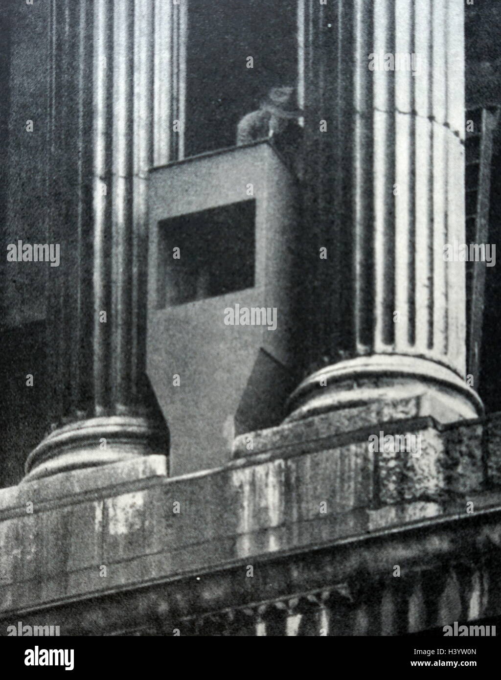 Photograph of the commentators box for the BBC during King George V's ...