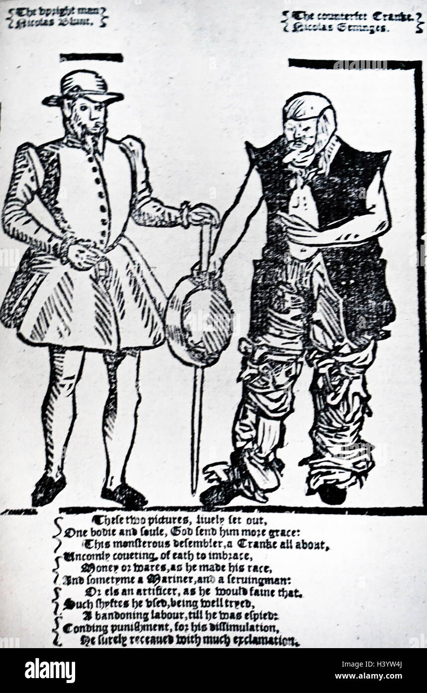 Illustration from 'A Caveat or Warning for Common Cursitors, vulgarly ...