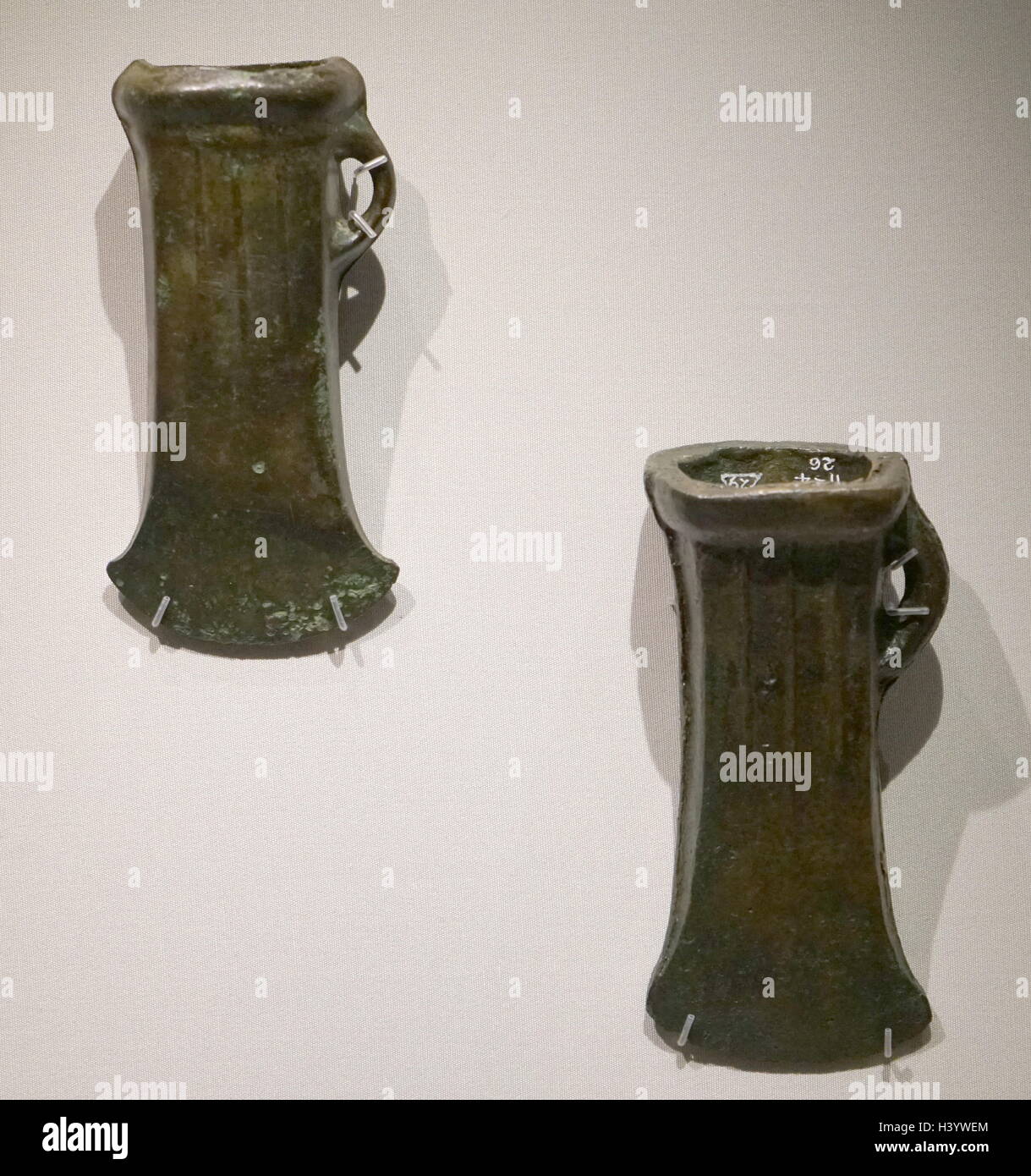 A pair of socketed bronze axes from the Late Bronze Age. Dated 12th ...