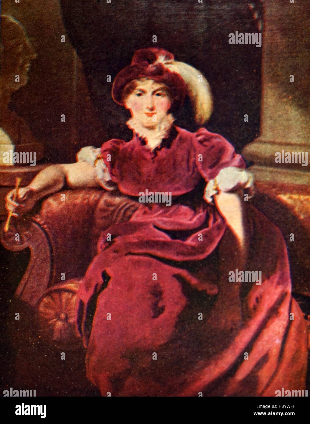 Portrait of Caroline of Brunswick (1768-1821) Queen-consort of the ...