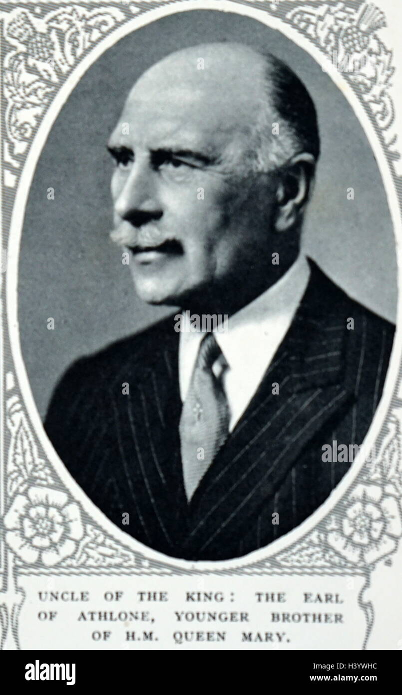 Photograph of Alexander Cambridge, 1st Earl of Athlone (1874-1957) a ...