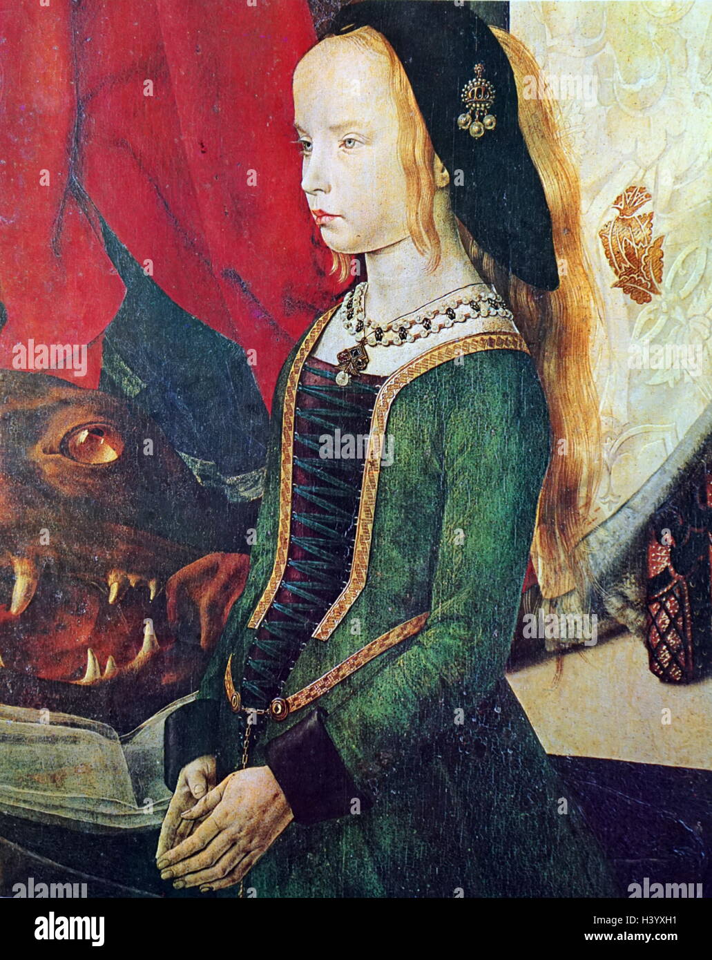 Detail from 'Portinari Altarpiece' by Hugo Van Der Goes (1440-1482) a Flemish painter. Dated ...