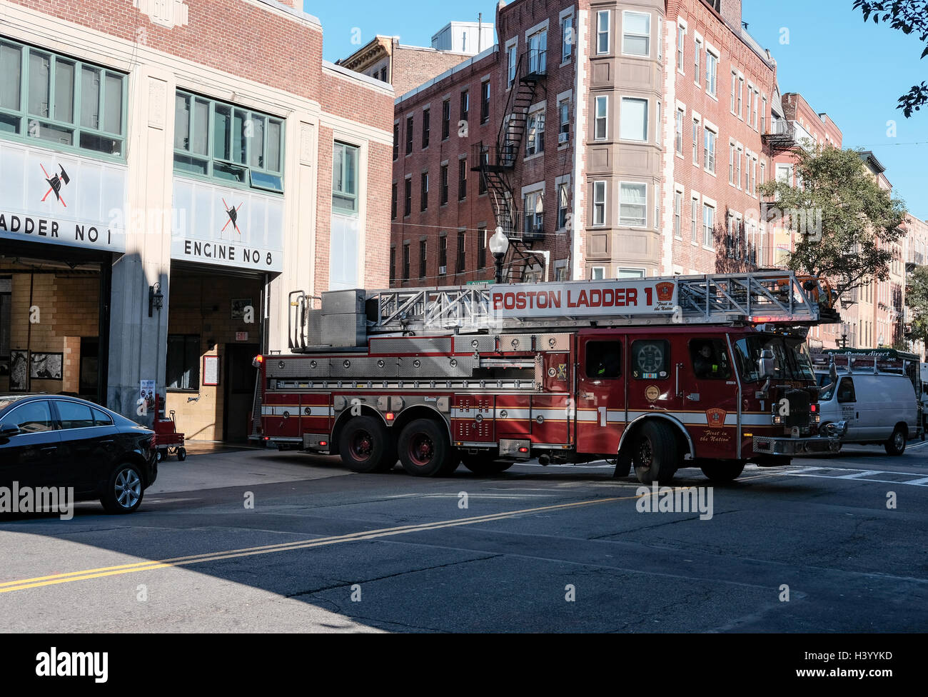 City Of Boston Fire Department High Resolution Stock Photography and ...