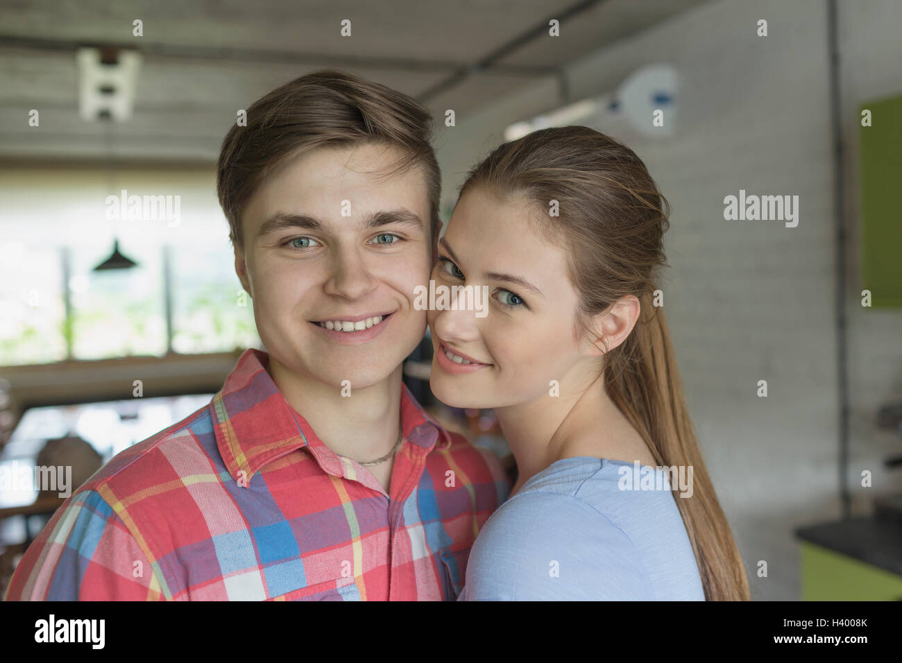 Portrait home standing hi-res stock photography and images - Alamy