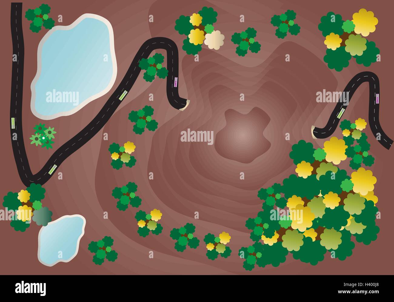 High park map Stock Vector Images - Alamy
