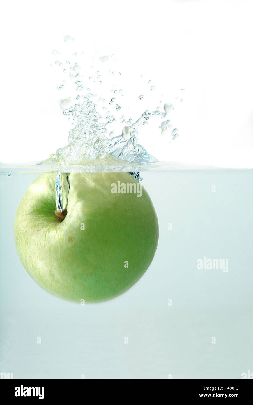 Apple, water, dive, fruit, fruit, Malus, green, apple sort, sort ...