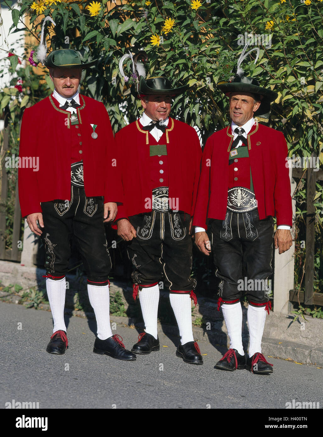 South Tyrol, protection, three, stand, national costume, care, hat ...