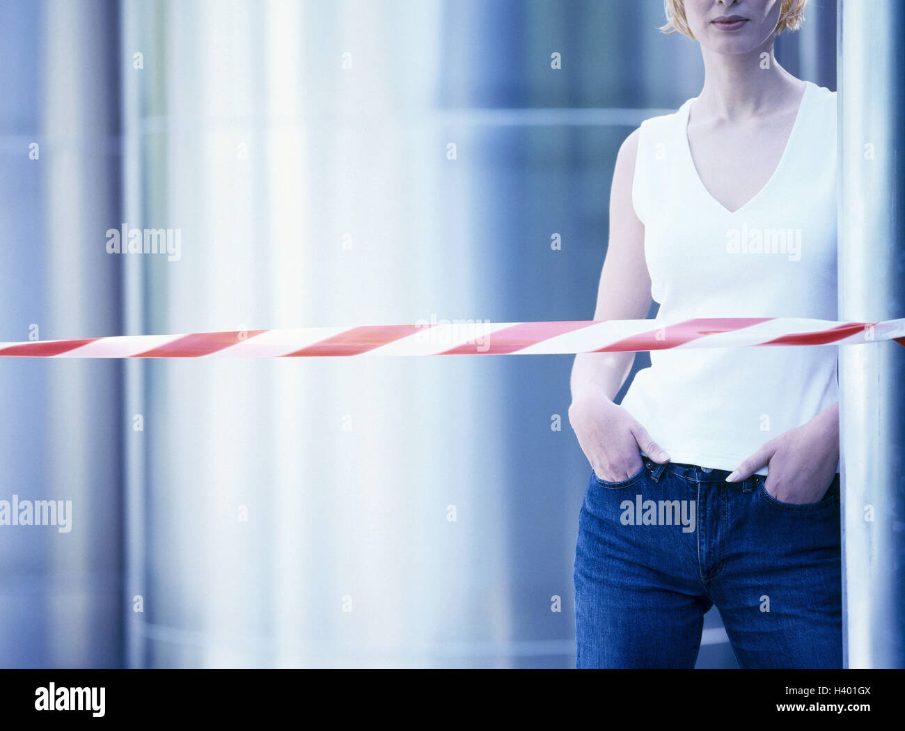 Barrier stand hi-res stock photography and images - Alamy